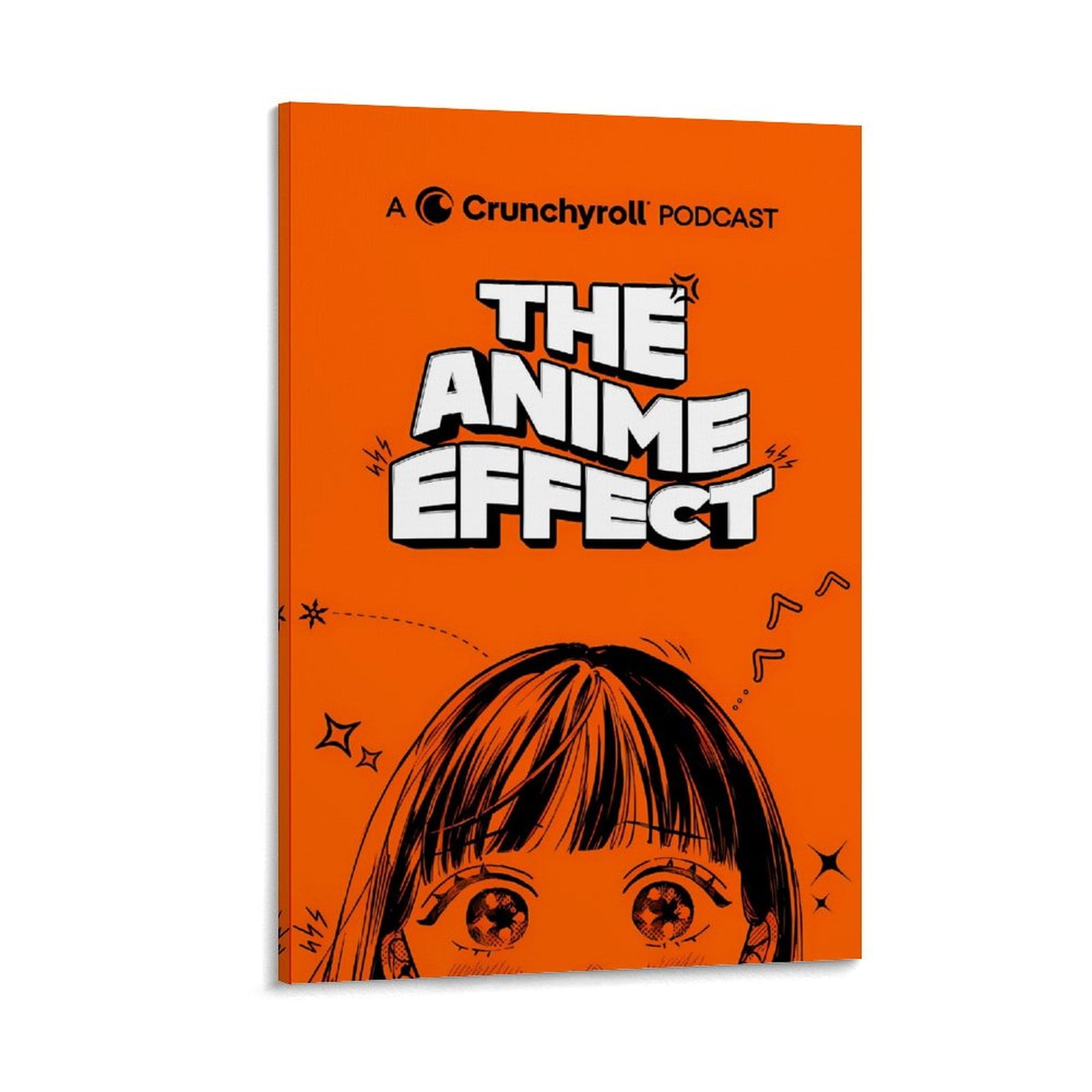 Crunchyroll Presents The Anime Effect Anime Poster Canvas Wall Art ...