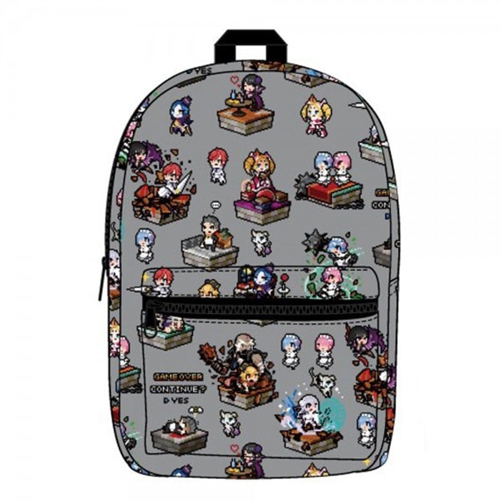 Crunchyroll Re:Zero All Over Sublimated Backpack - Walmart.com