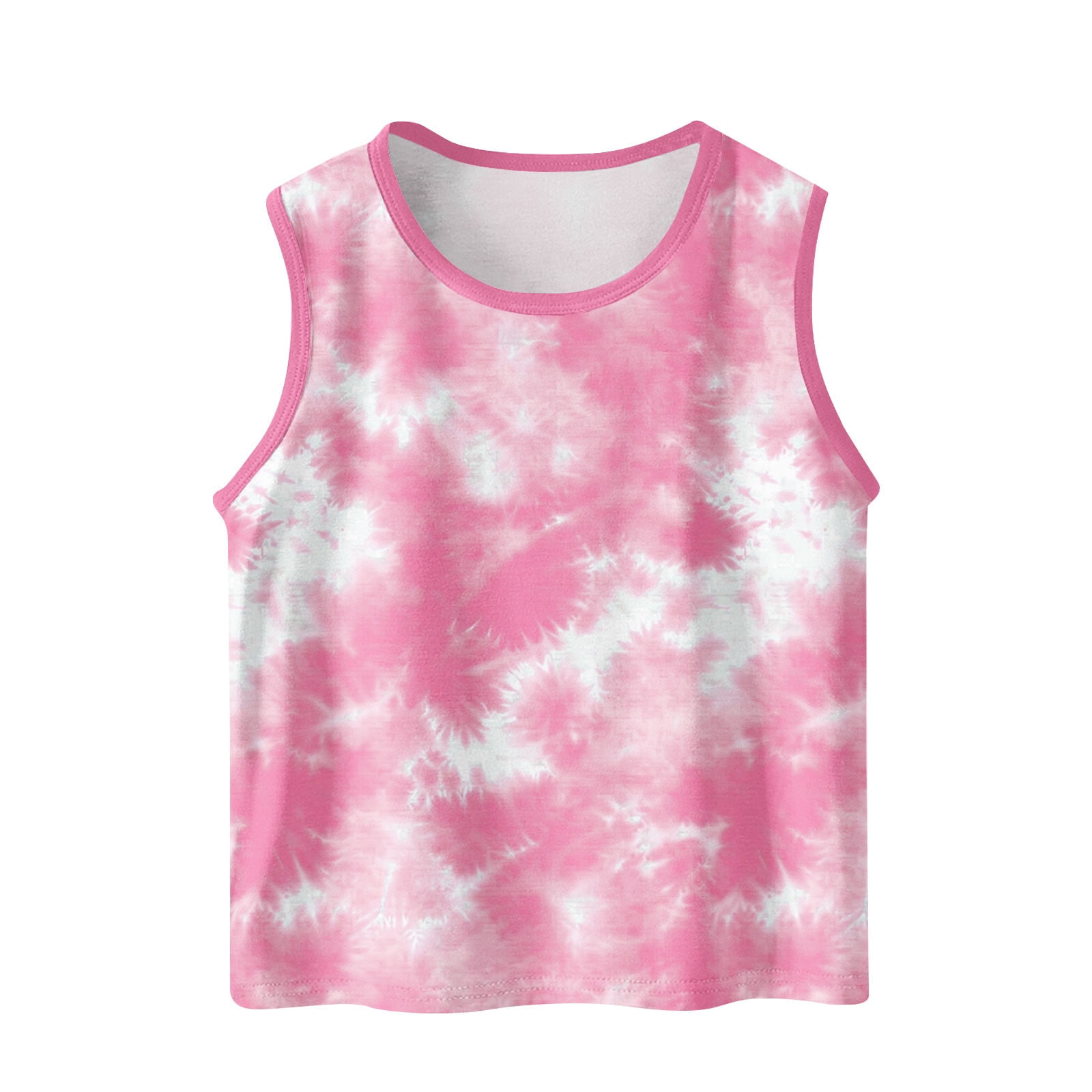 Crunowin Boys And Girls Summer Tank Tops Tie Dye Gradient Sleeveless ...