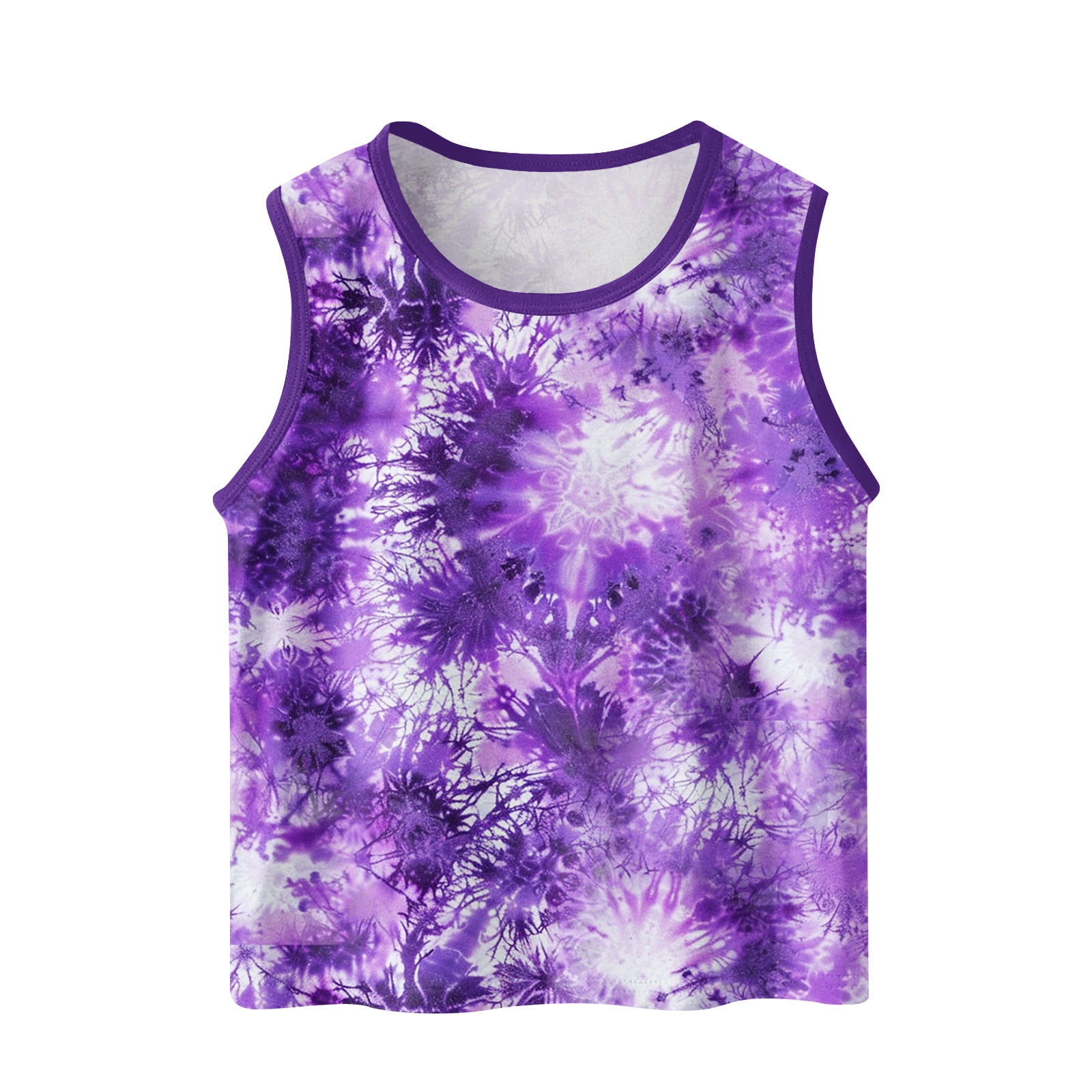 Crunowin Boys And Girls Summer Tank Tops Tie Dye Gradient Sleeveless ...