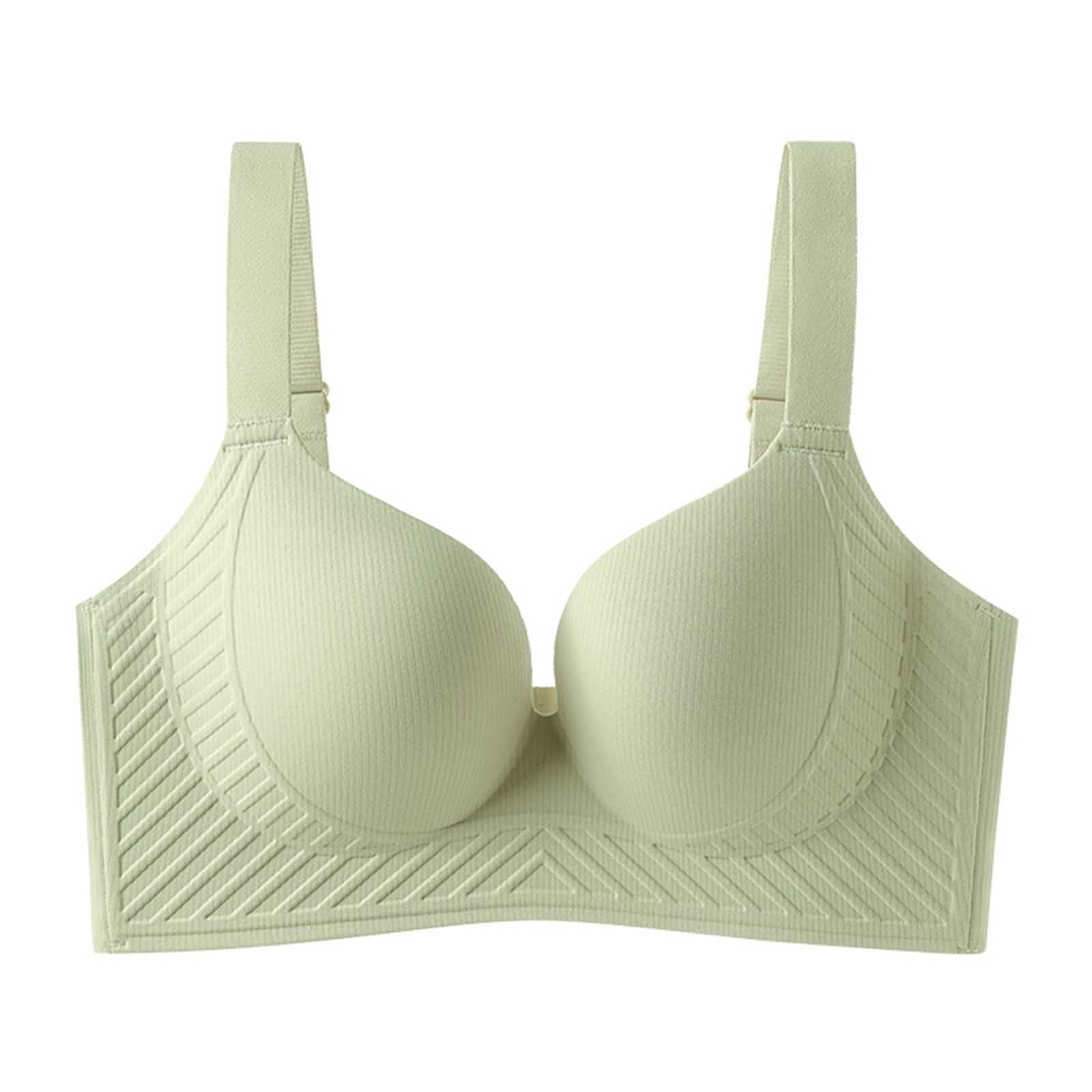 Crunowin Bras for Women Seamless, Full Coverage Wireless Bralette Plus ...