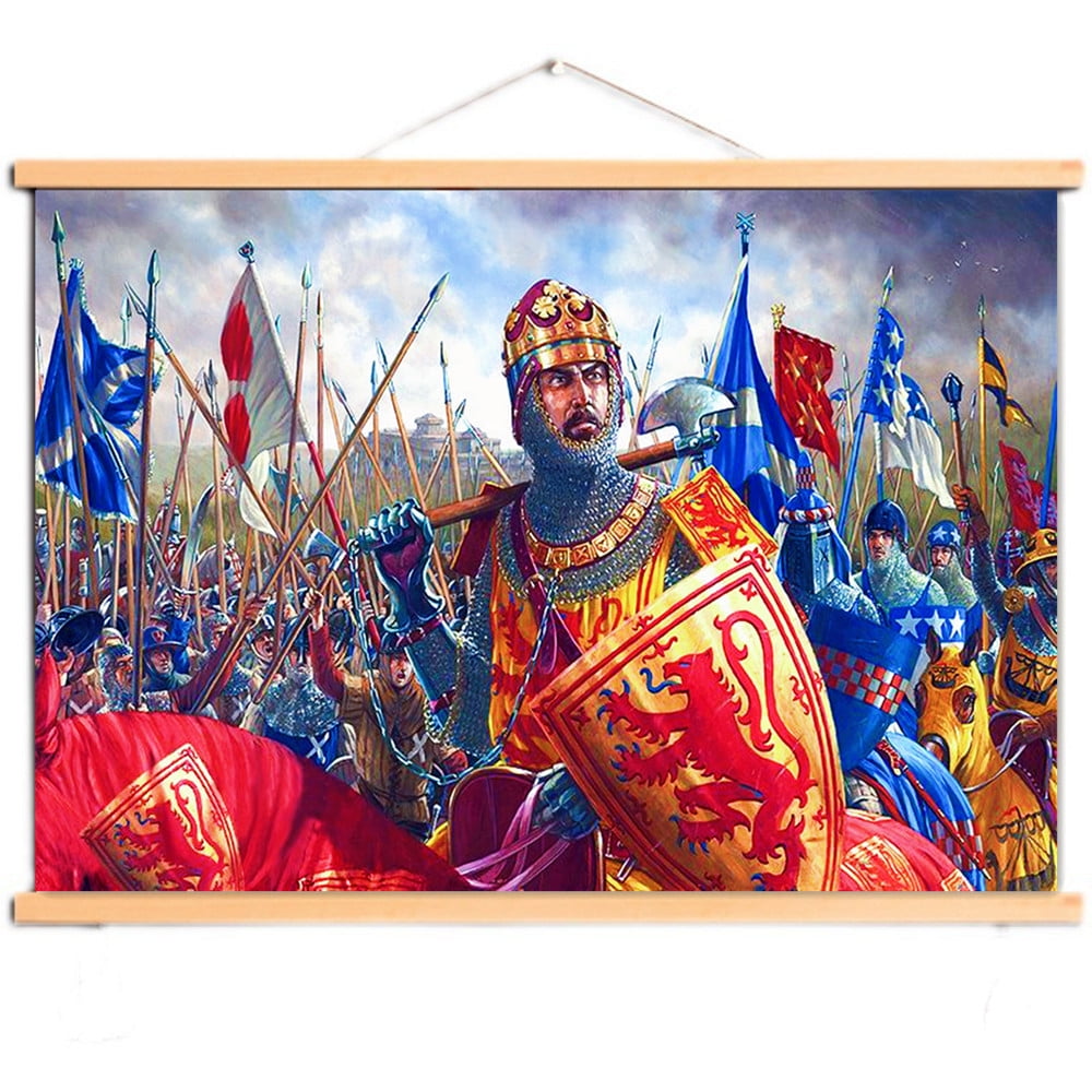 Crusader Armor Warrior Tapestry Hanging Banner Vintage Nordic Wall ...