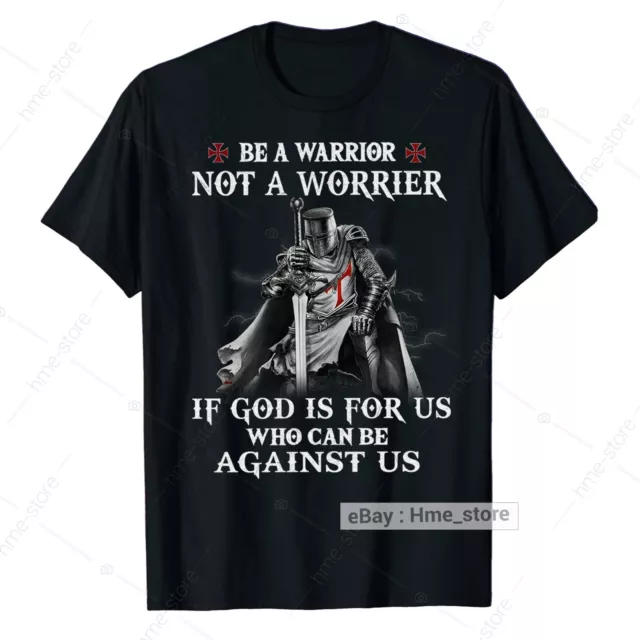 Crusader Knight Templar T-Shirt For Men Christian Warrior Of God Is For ...