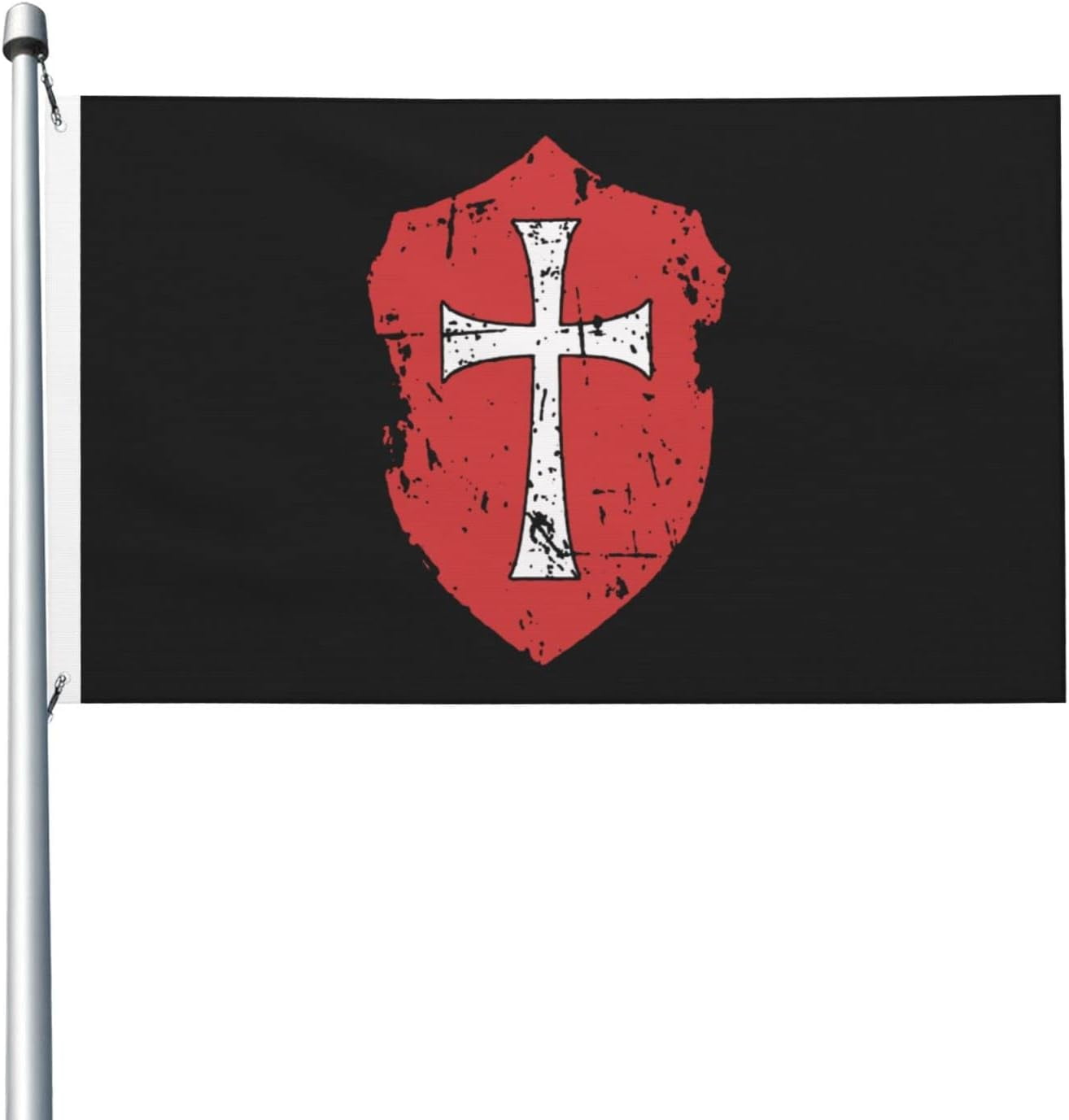 Crusader Knights Templar Cross Flags 3x5 Ft Double Sided Flag ...