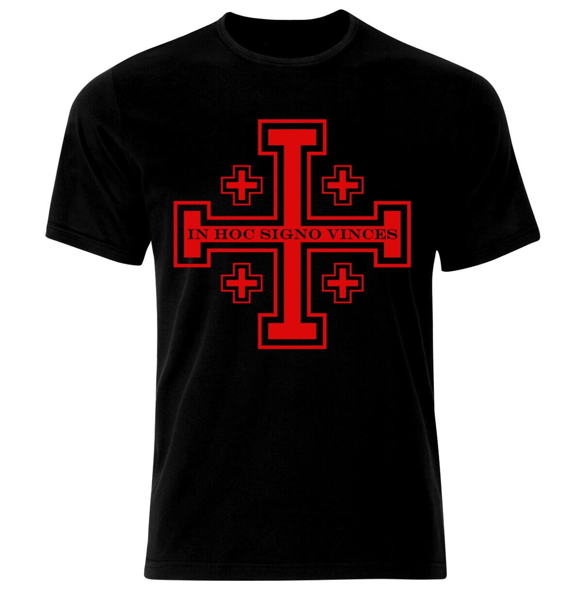 Crusader Warrior Knight Templar Christianity Jesus Cross T-Shirt ...