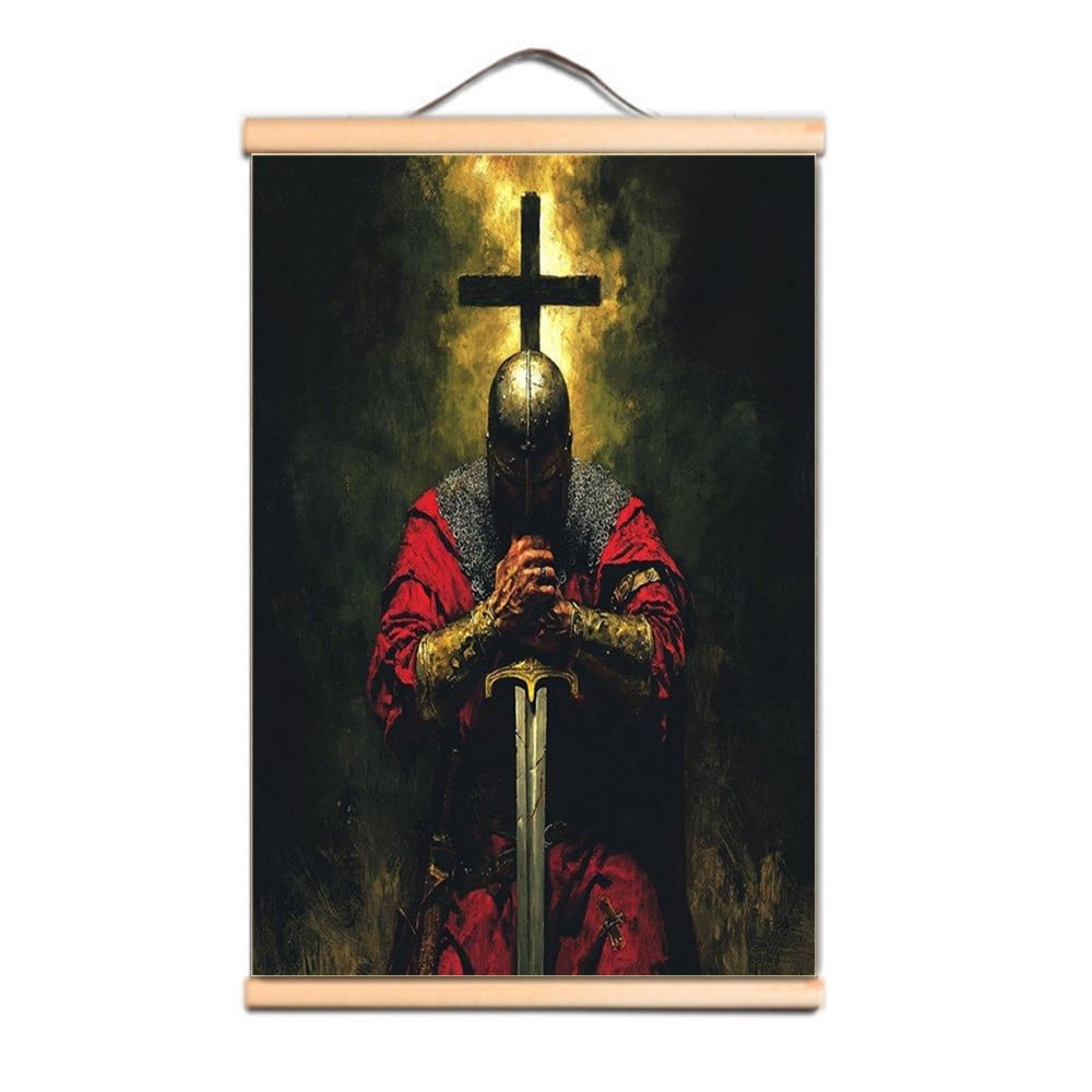 Crusades Art Tapestry Posters and Prints Scroll Painting Room Dorm ...