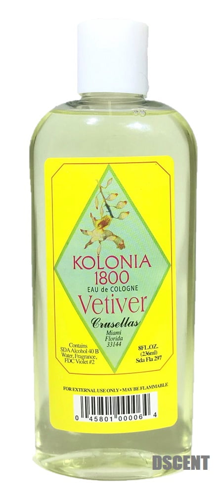 Crusellas Kolonia 1800 Vetiver Cologne 8 fl oz - Walmart.com