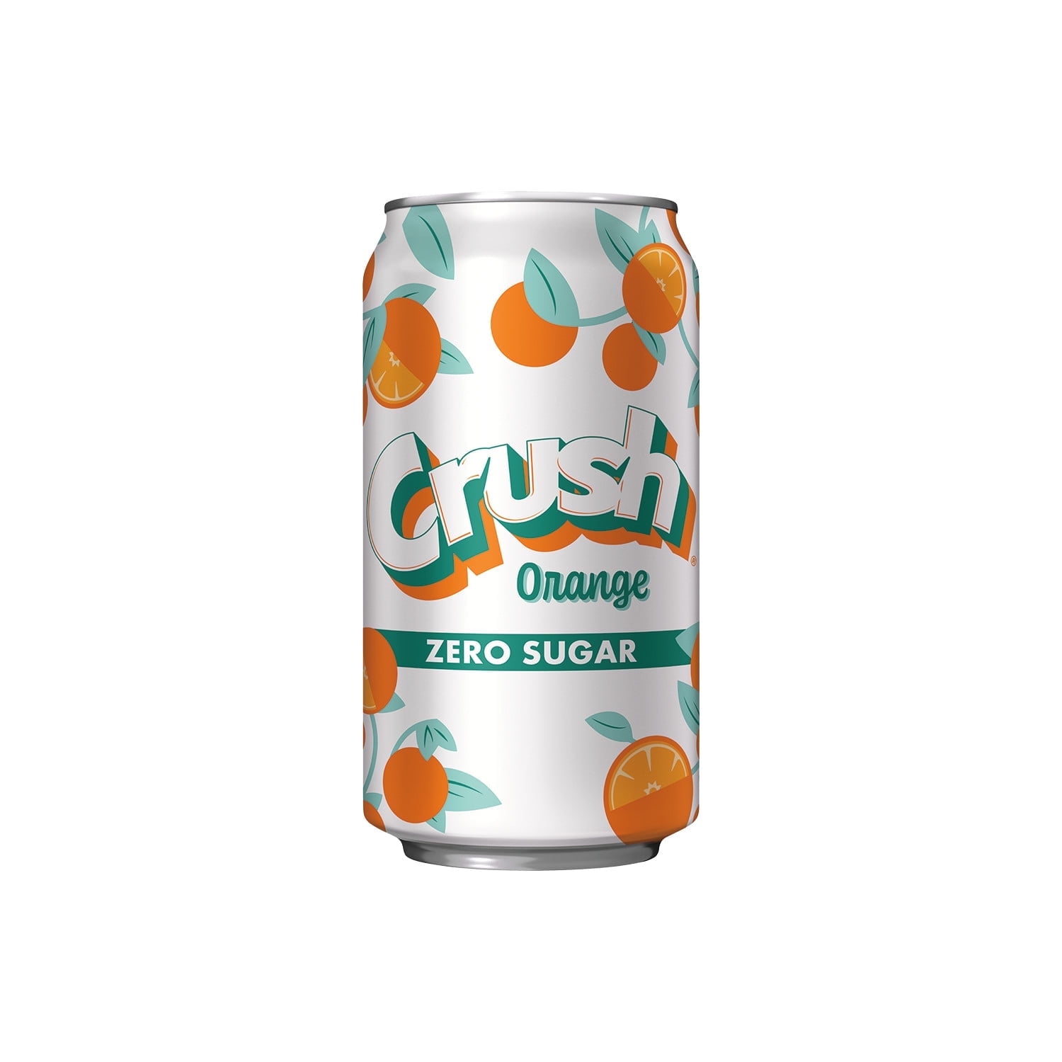Crush Caffeine Free Zero Sugar Orange Soda Pop, 12 fl oz, 6 Pack Cans - Walmart.com
