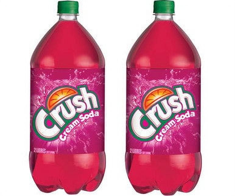 Crush Cream Soda Soft Drink 2 Bottles, 2 Litres / 67.6 Fluid Ounces ...