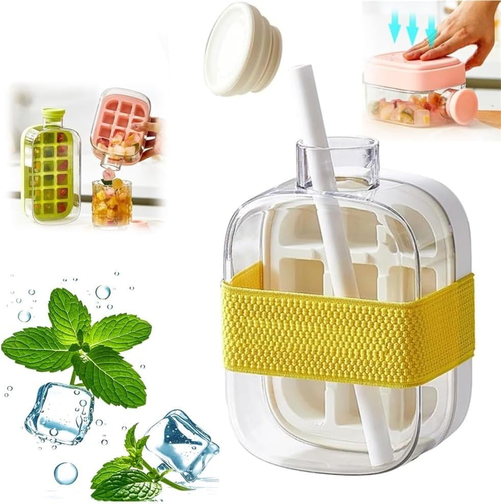 My Crush Cup Ice(17/28 Oz), 2-In-1Cool Summer Ice Cube Cup with Straw ...