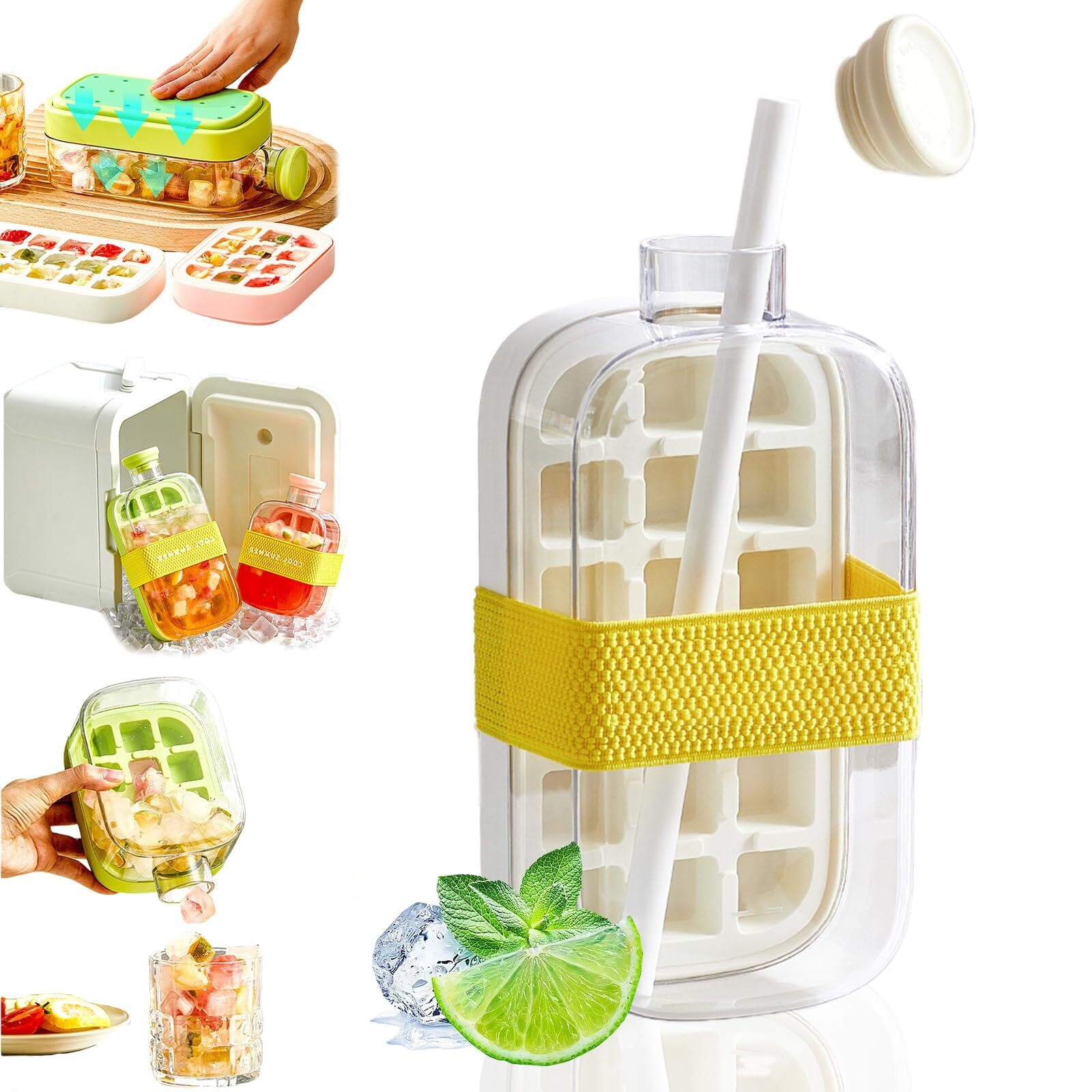 My Crush Cup Ice -17/28 Oz, 2-in-1 Cool Summer Ice Bottle Cup with ...