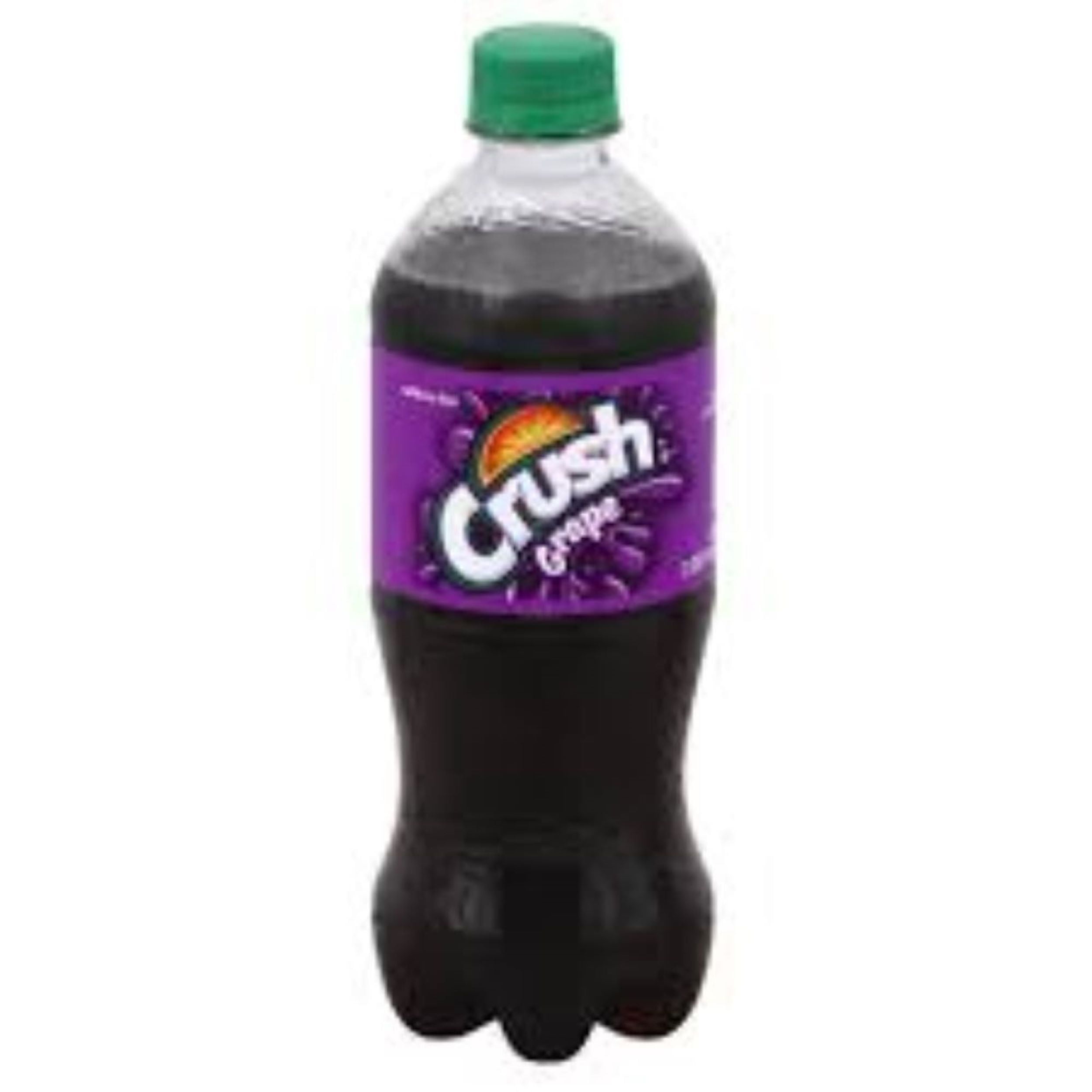 Crush Grape Soda Pop, 20 Oz Bottles, Pack of 10, Total 200 Fluid Ounces ...