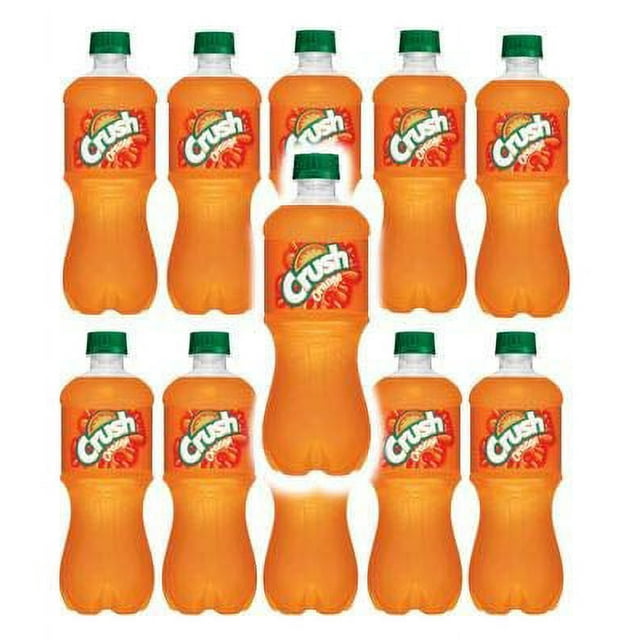 Crush Orange 20 oz Soda Bottles (Pack of 12, Total of 240 FL OZ) - Walmart.com