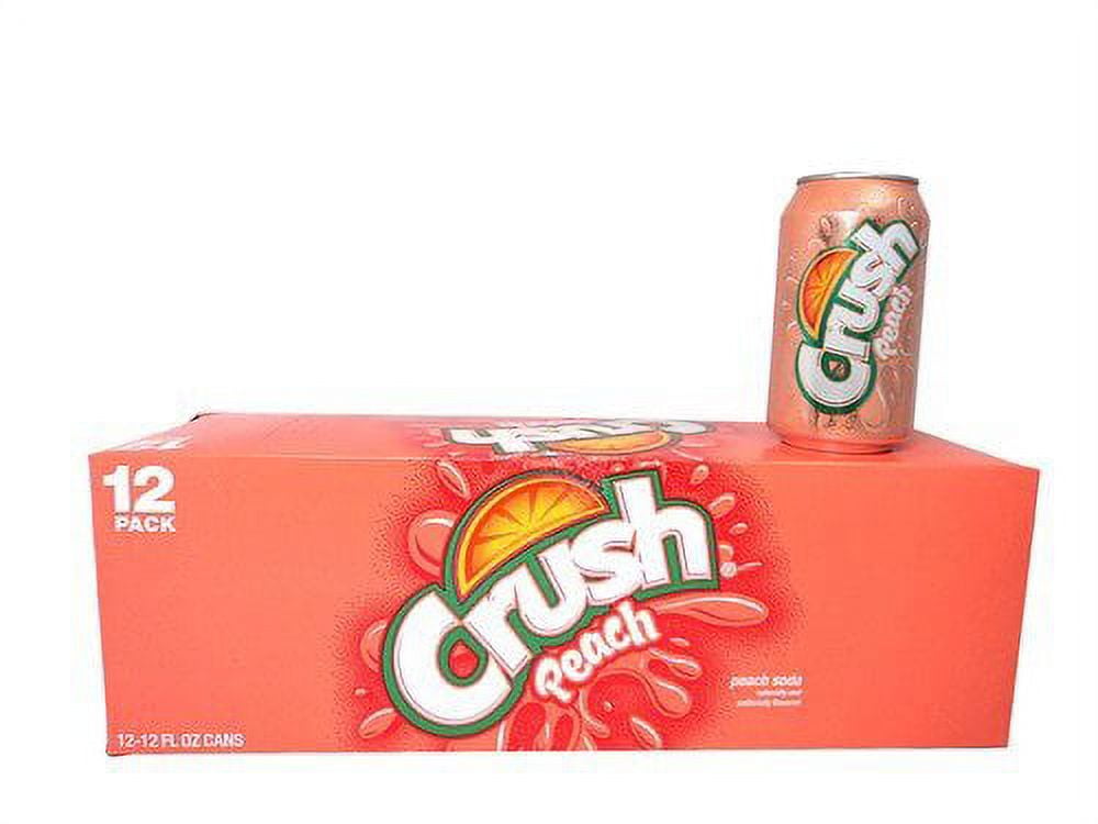 Crush Peach Soda, 12 fl oz, 12 pack - Walmart.com