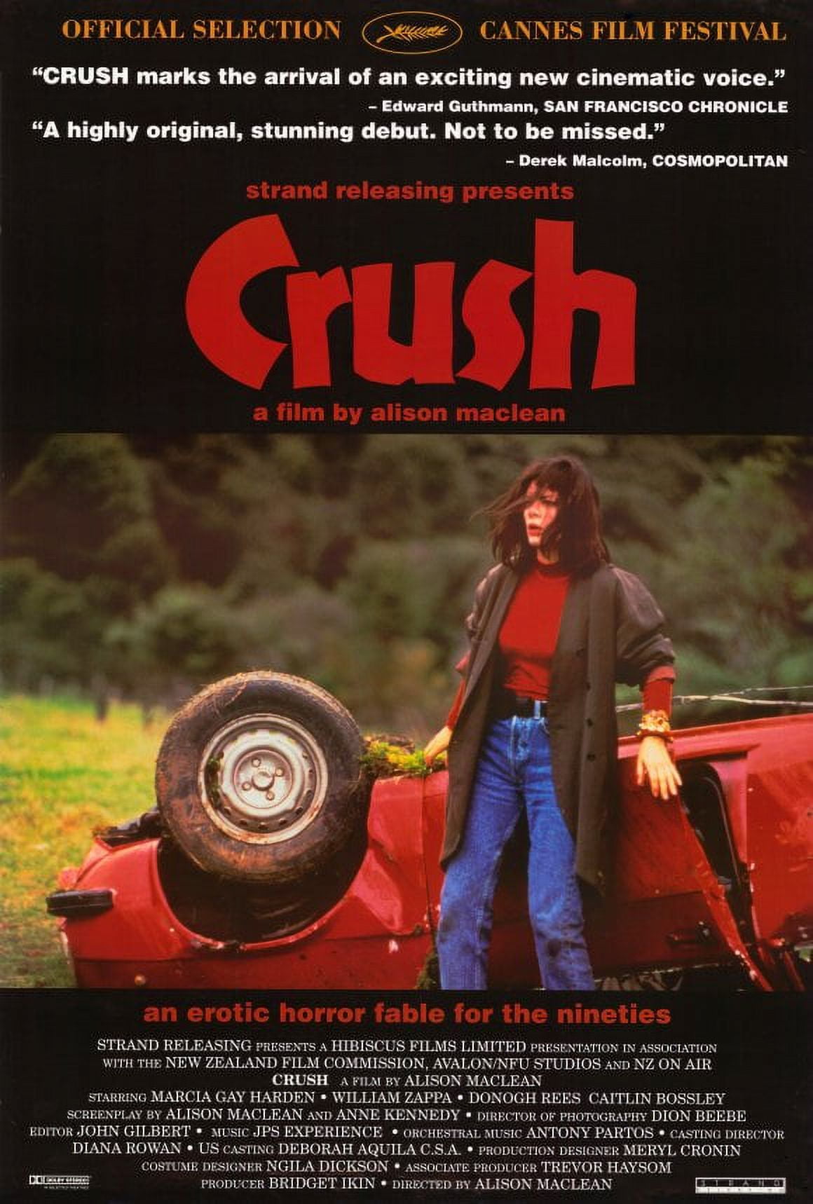 Crush - movie POSTER (Style A) (27" x 40") (1992) - Walmart.com