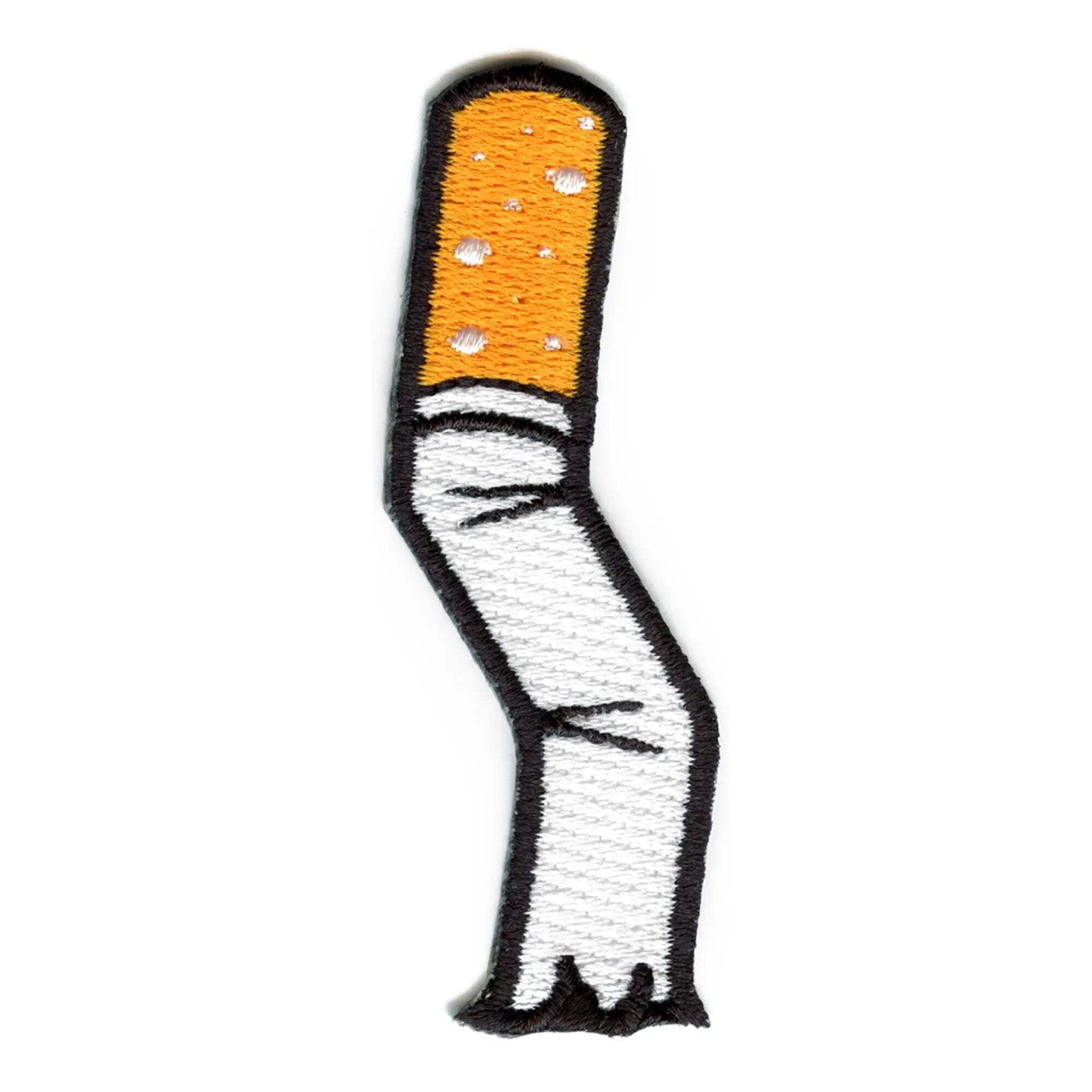 Crushed Cigarette Patch Embroidered Iron On - Walmart.com