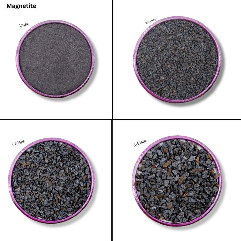 Crushed Magnetite Gemstone Coarse All Size Natural Magnetite Gemstone ...