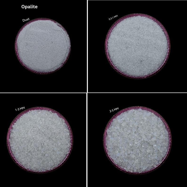 Crushed Natural White Moonstone Coarse All Size Gemstone Powder Crushed ...