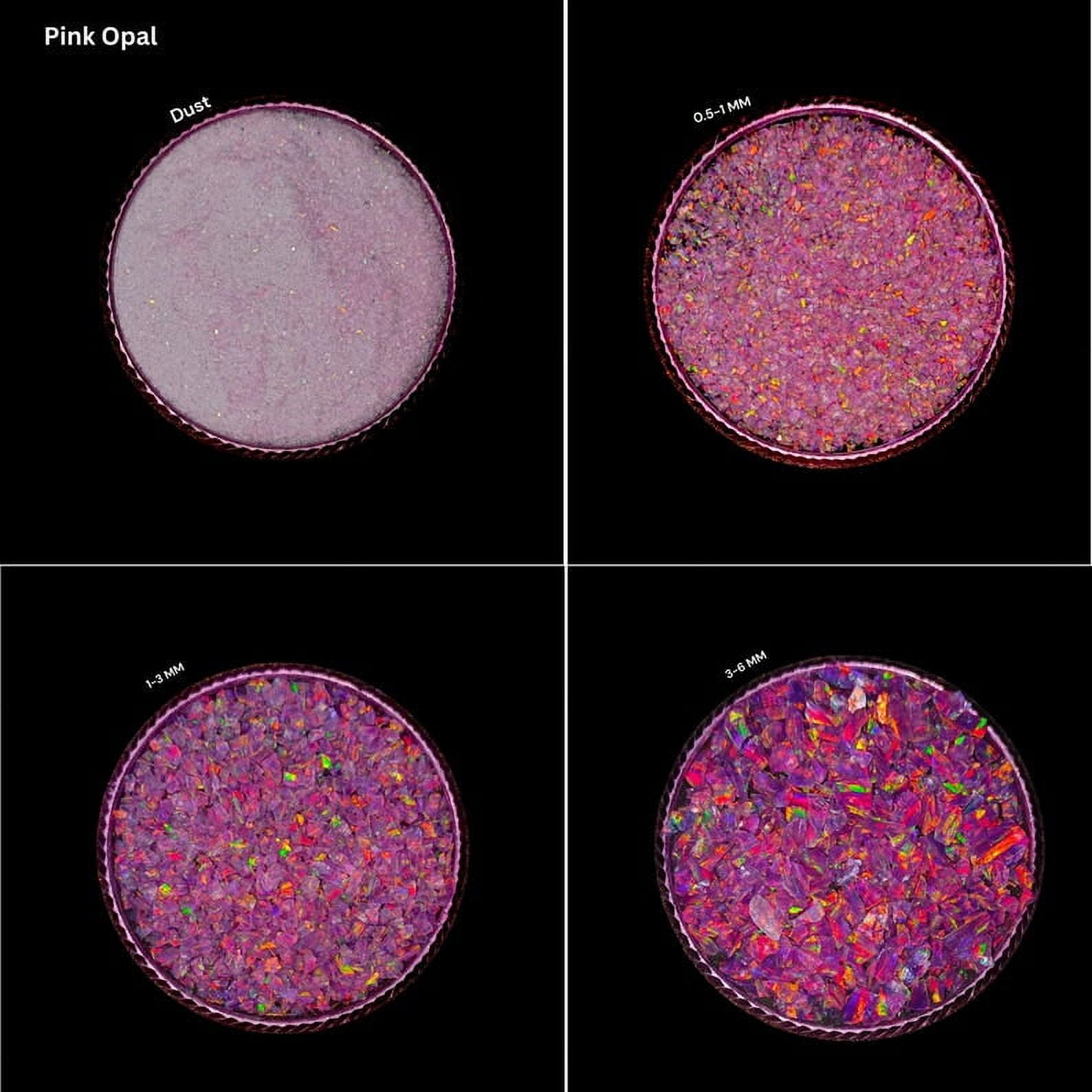 Crushed Pink Opal Gemstone Coarse Powder All Size Inlay Material ...