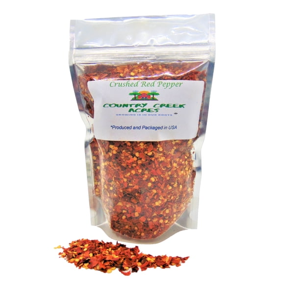Country Creek Acres Crushed Red Pepper Flakes, 1 oz, Spicy Heat, Chili ...