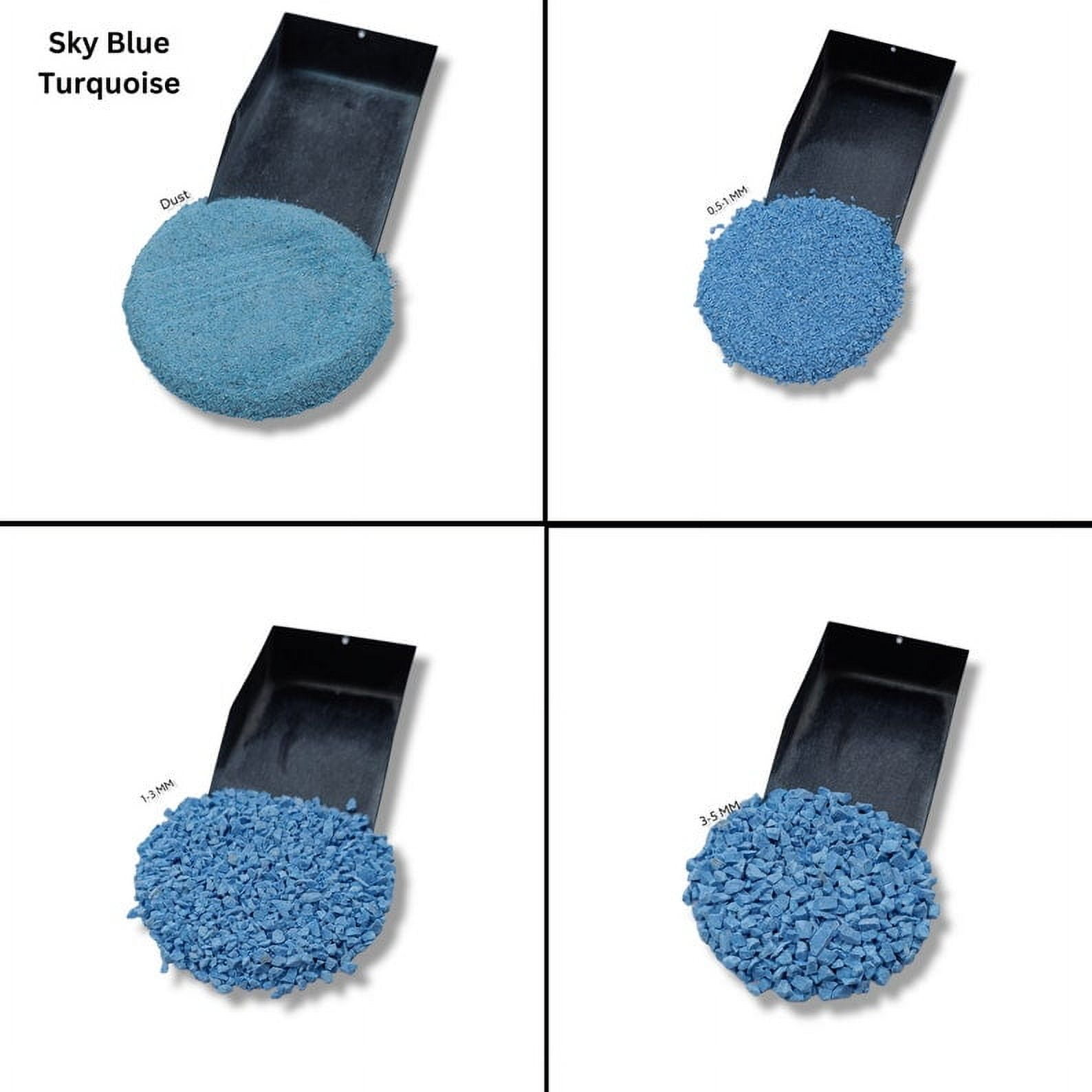 Crushed Sky Blue Turquoise Coarse Gemstone Powder All Size Stone ...