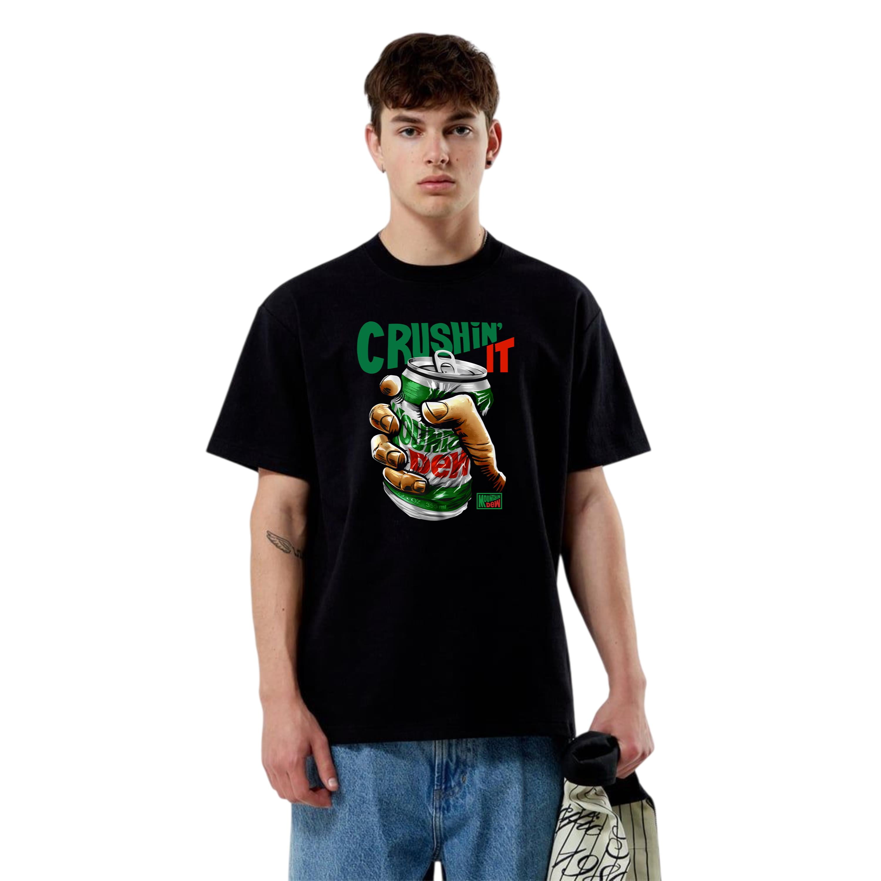 Crusin It Mountain Dew Limited Edition Soda Pop Dew T-Shirt, for men ...