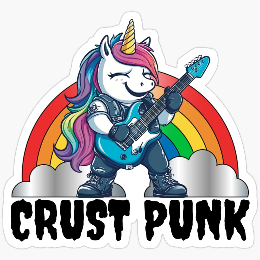 Crust Punk Band Stickerphone Decal Water Bottle Stickers, Vinyl ...