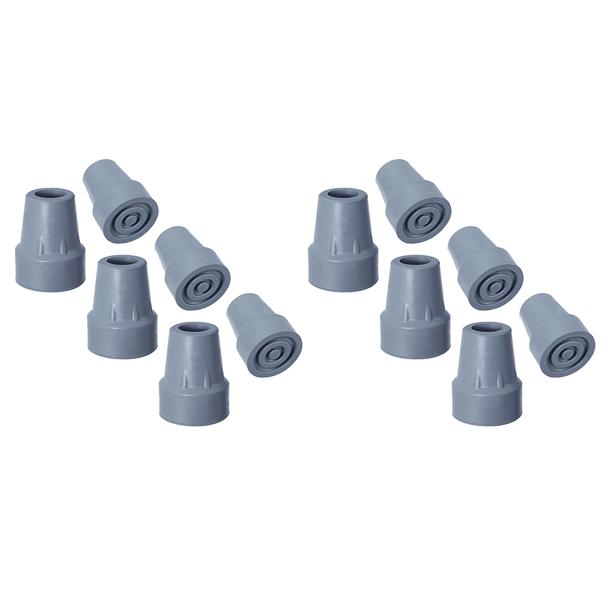 Crutch Tips, 3/4Inch Heavy Duty Non-Slip Rubber Cane Replacement Foot ...