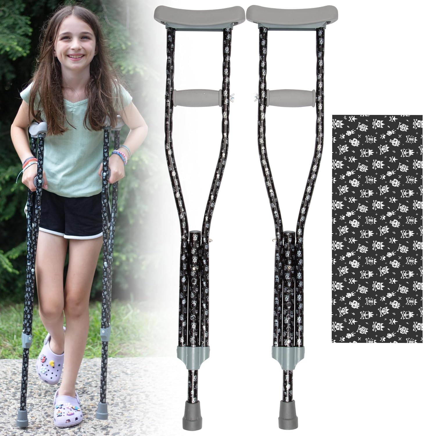 My Crutches-Fashion Designed Colored Youth Junior Crutches for Kids ...