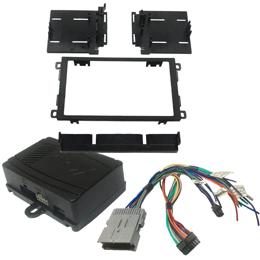 Crux DKGM-C2D Radio Replacement with Double DIN Dash Kit - Walmart.com