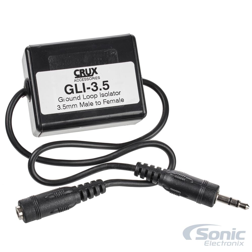Crux GLI-3.5 3.5mm Male to Female Ground Loop Isolator - Walmart.com