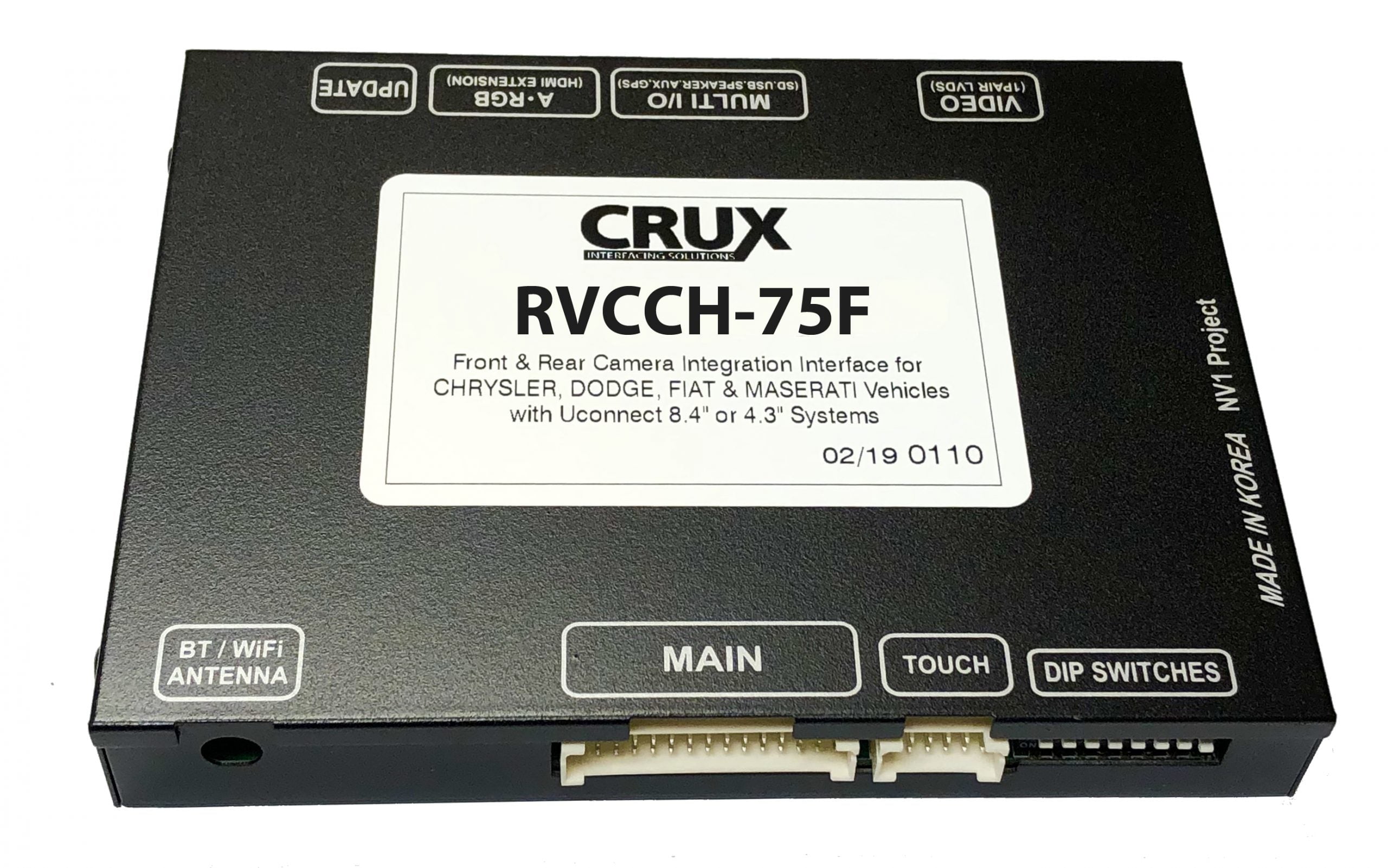 Crux RVCCH-75F Front & Rear Camera Integration Interface for CHRYSLER, DODGE, FIAT & MASERATI ...