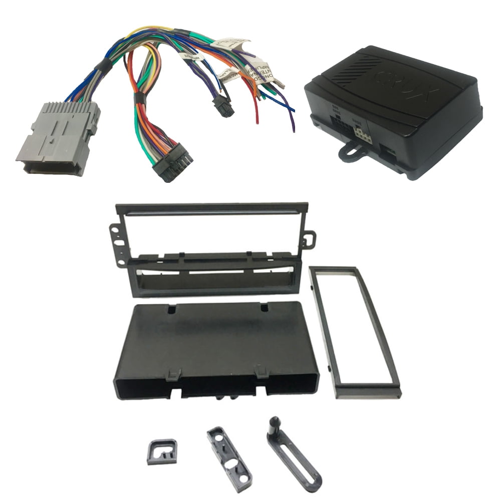 Crux Radio Replacement for GM Class II Vehicles (Single DIN Dash Kit Included) - Walmart.com