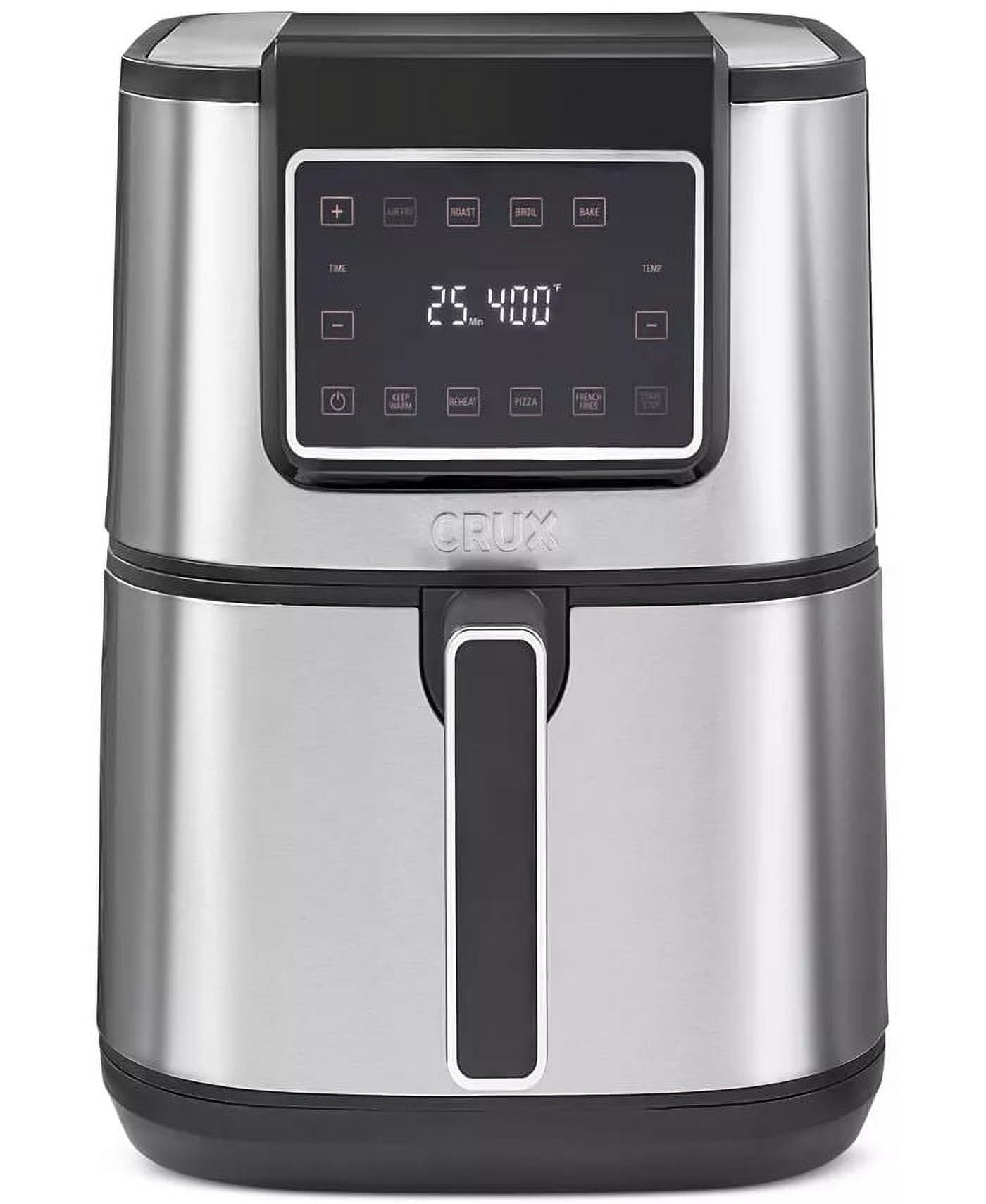 Crux STAINLESS STEEL 8-Qt. Air Fryer Digital - Walmart.com