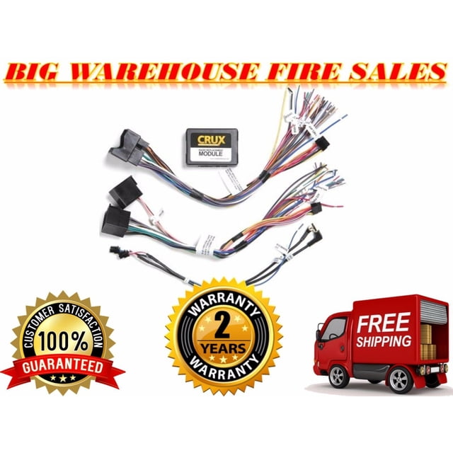 Crux SWRBM-57 Radio Replacement Module w/SWC Retention for Mercedes/BMW ...
