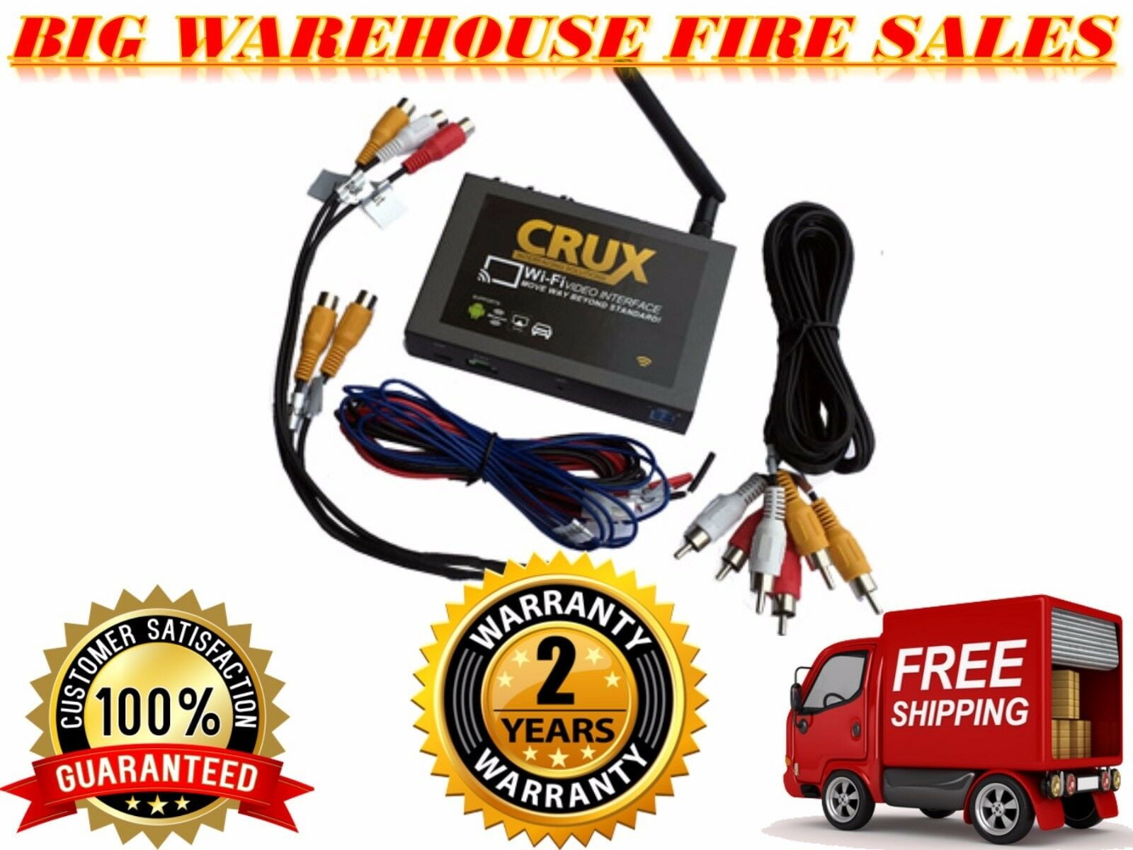 Crux WVIFD-02F WiFi Connectivity & A/V OEM Radio Integration Kit for ...