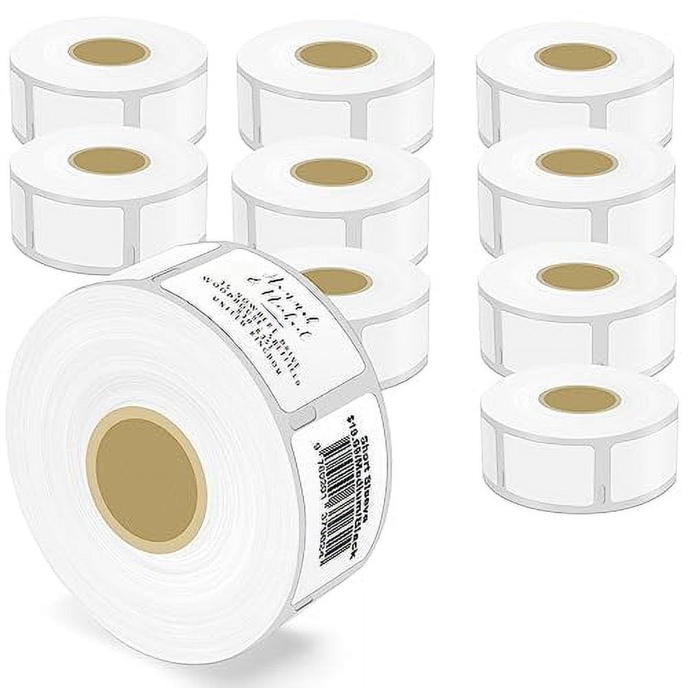 Cruxer Compatible with DYMO 30347 Book Spine Labels 1" x 1.5" 750 ...