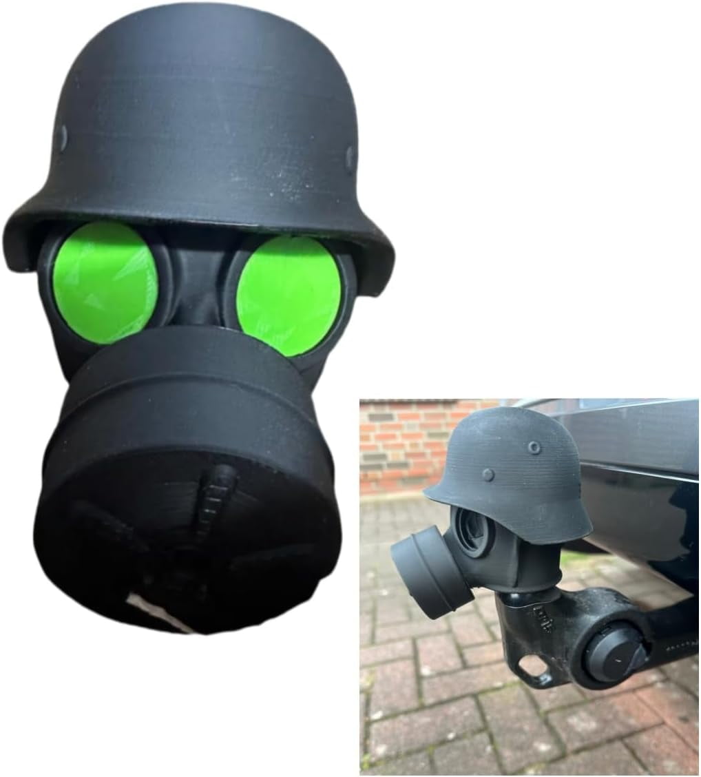 Cruynt Gas Mask Cover Cap for Trailer Coupling Gas Filter with Screw ...