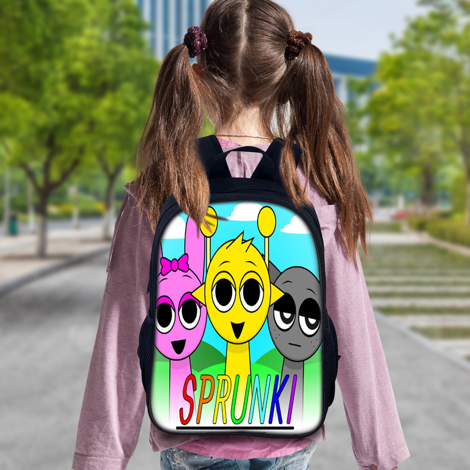 Cruynt Sprunki Backpack, Sprunki School Bag, Sprunki Book Bags, Cute ...
