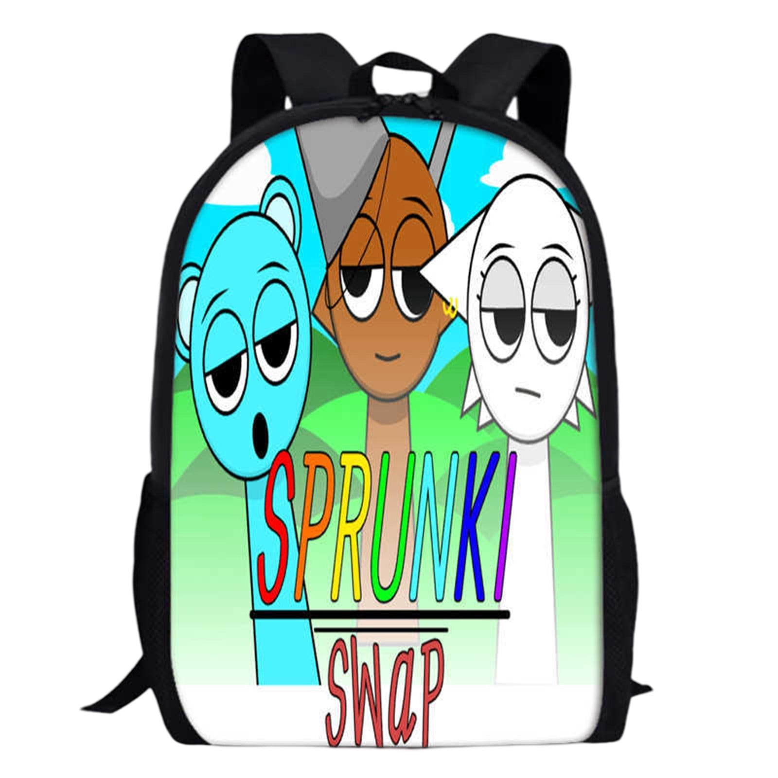 Cruynt Sprunki Backpack, Sprunki School Bag, Sprunki Book Bags, School ...