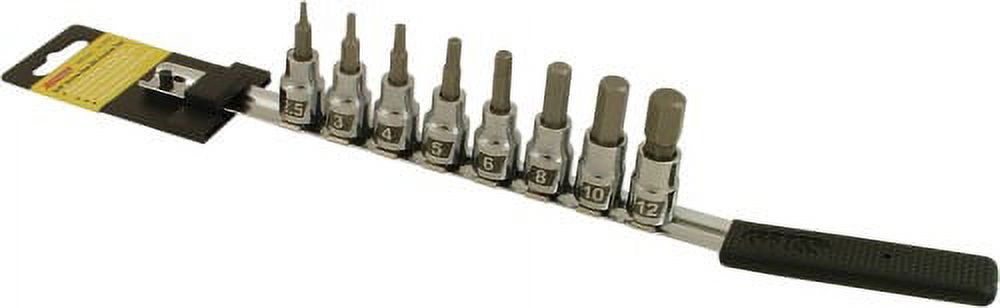 Cruz 10-Piece 3/8" Drive Metric Allen Socket Set (ME38HBS) - Walmart.com