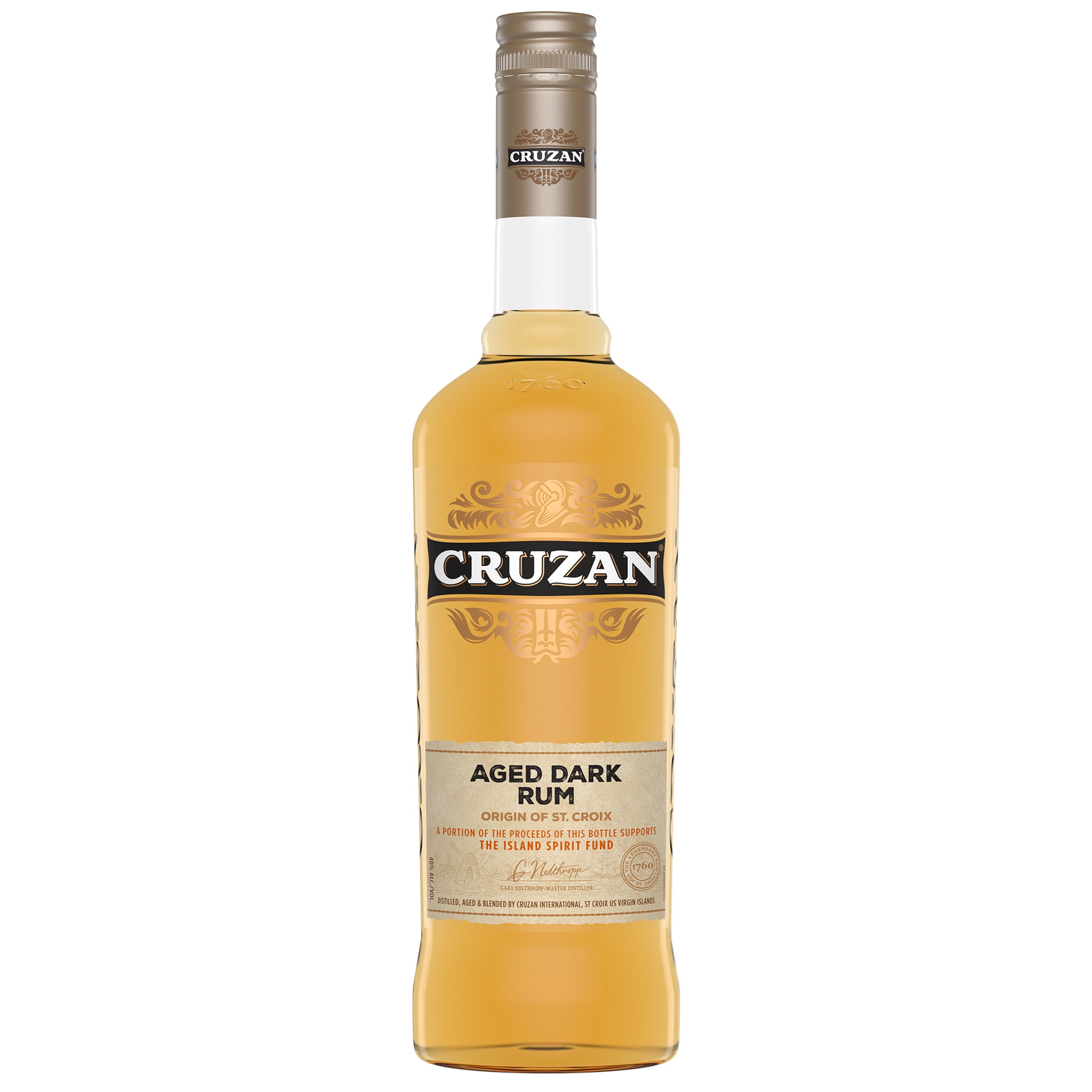 Cruzan Aged Dark Rum, 750 ml - Walmart.com