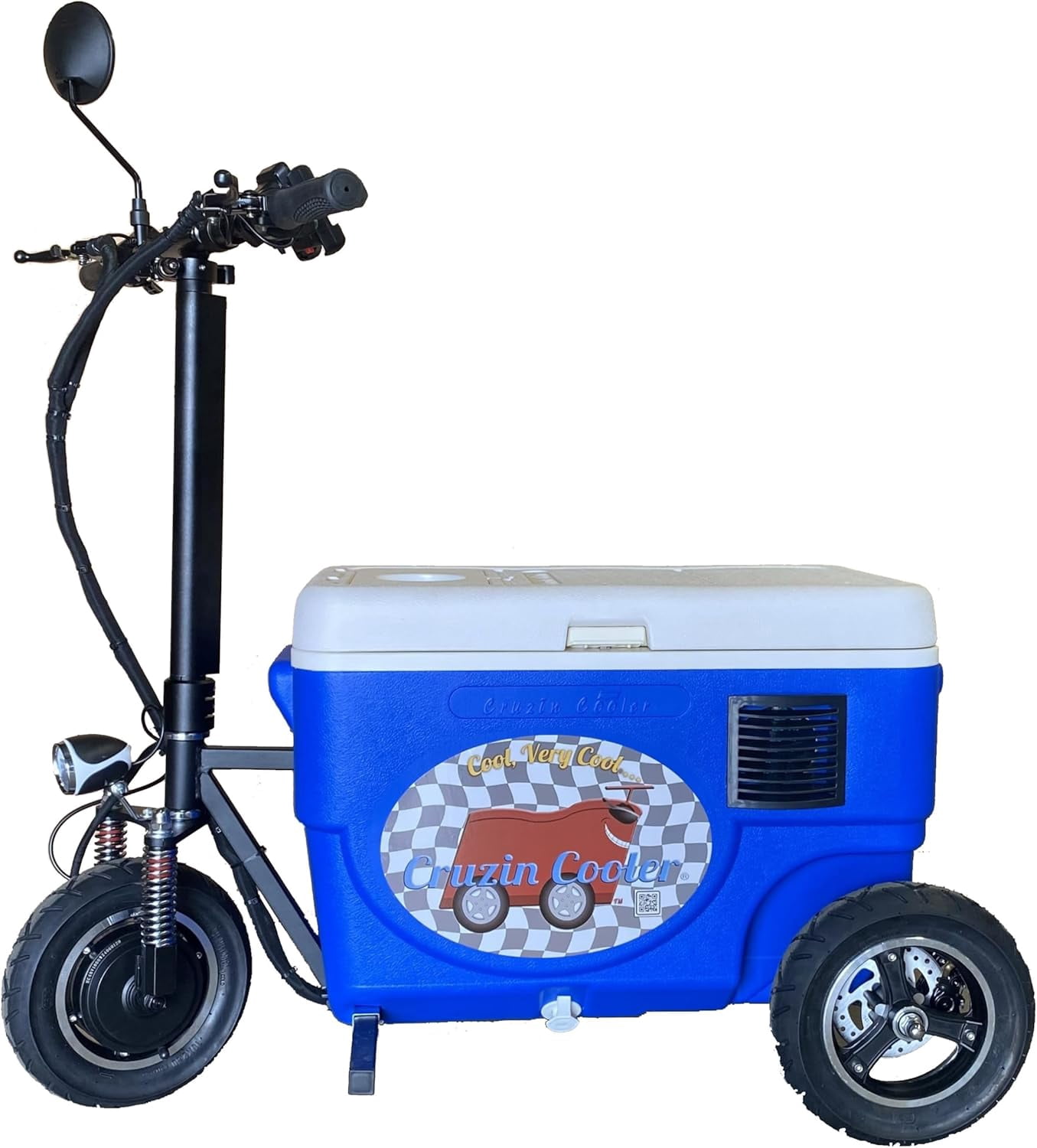 Cruzin Cooler CZHB Sport X-Li Electric Cooler Scooter, Blue - Walmart.com
