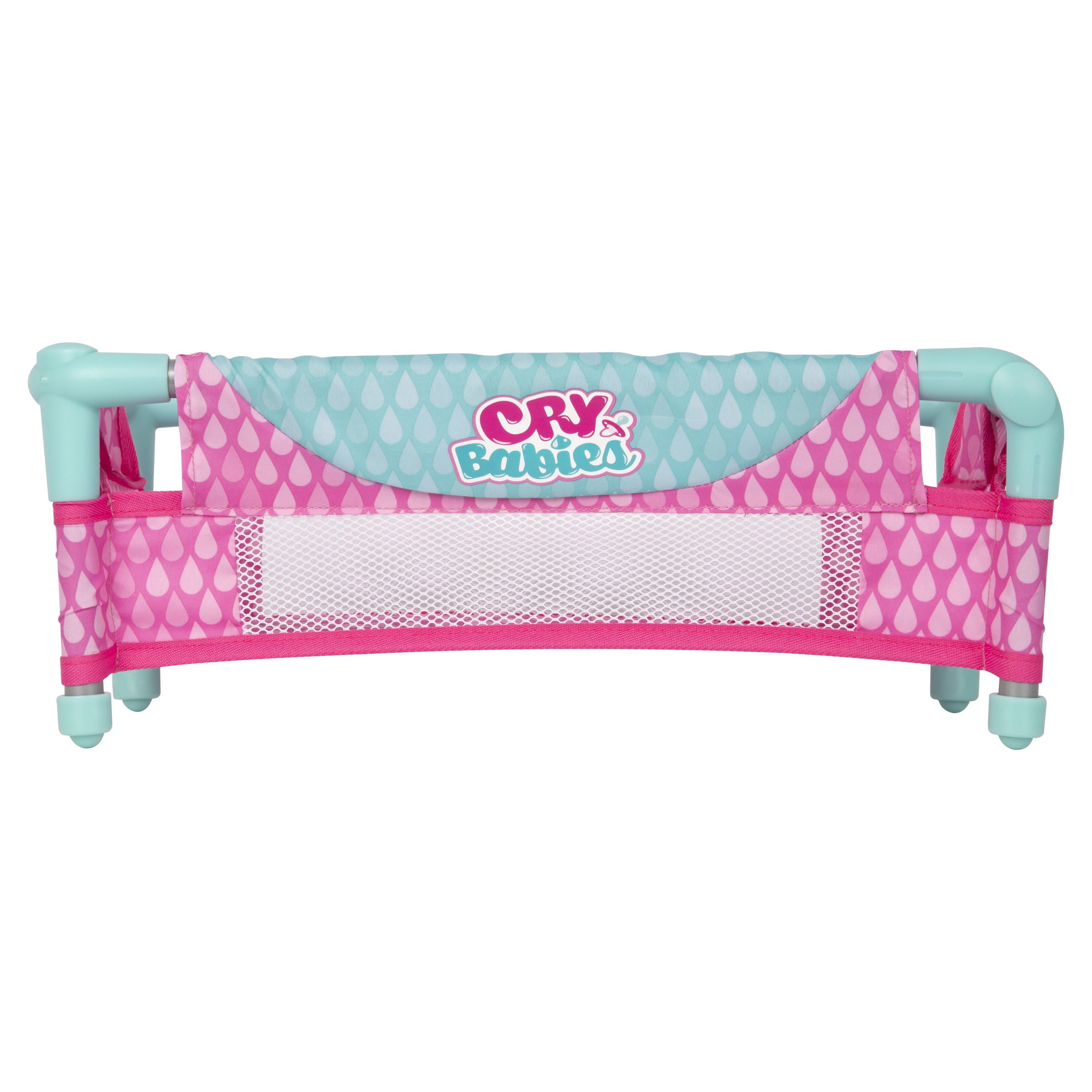 Cry Babies Baby Doll Crib - Includes Carrying Case (Doll Sold ...
