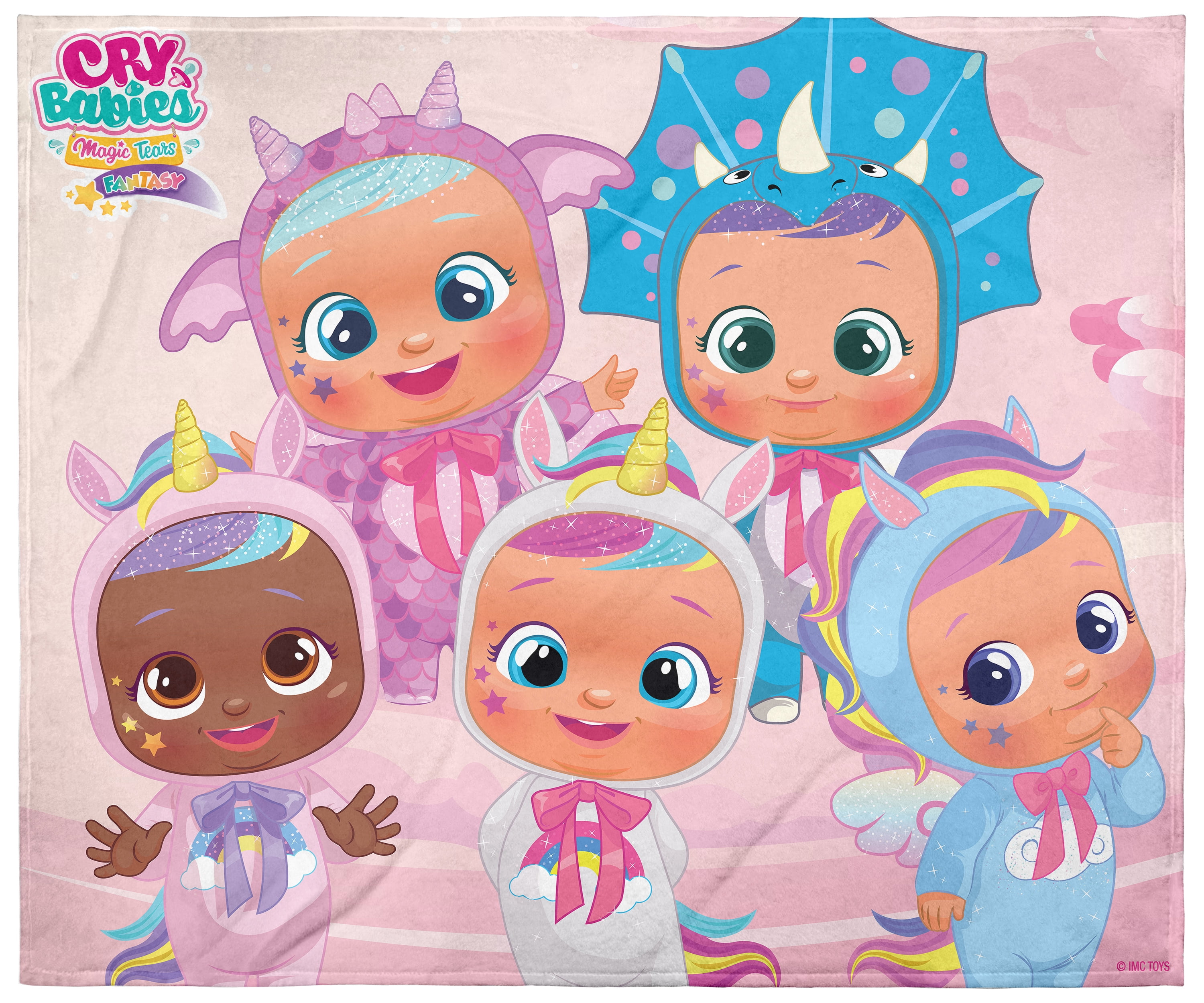 Cry Babies Super Soft And Cuddly Plush Fleece Throw Blanket - Walmart.com