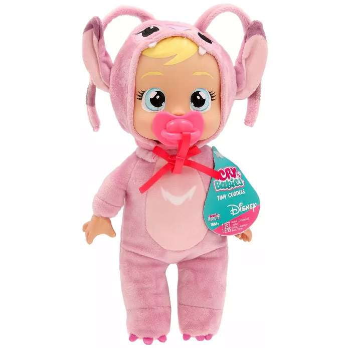 Cry Babies Tiny Cuddles Angel Plush Figure - Walmart.com