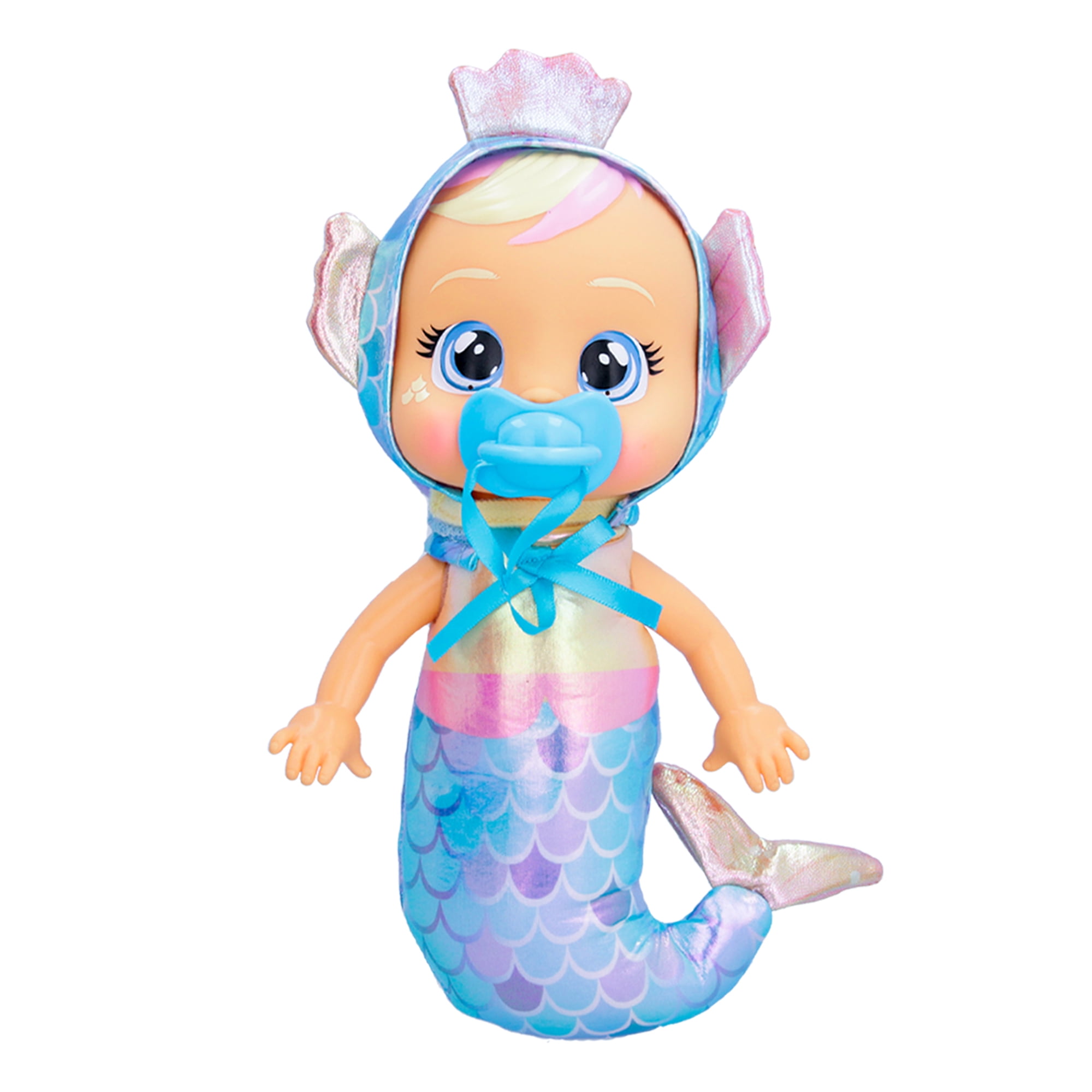 Cry Babies Tiny Cuddles Mermaid Giselle Doll Toy with Real Tears ...