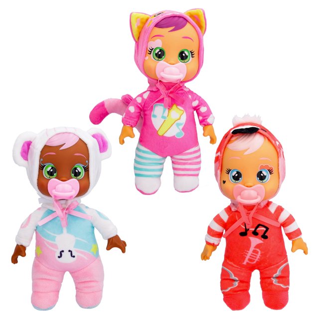 Cry Babies Tiny Cuddles Music Edition 3pk Dolls, Fancy Toys for Ages 18 ...
