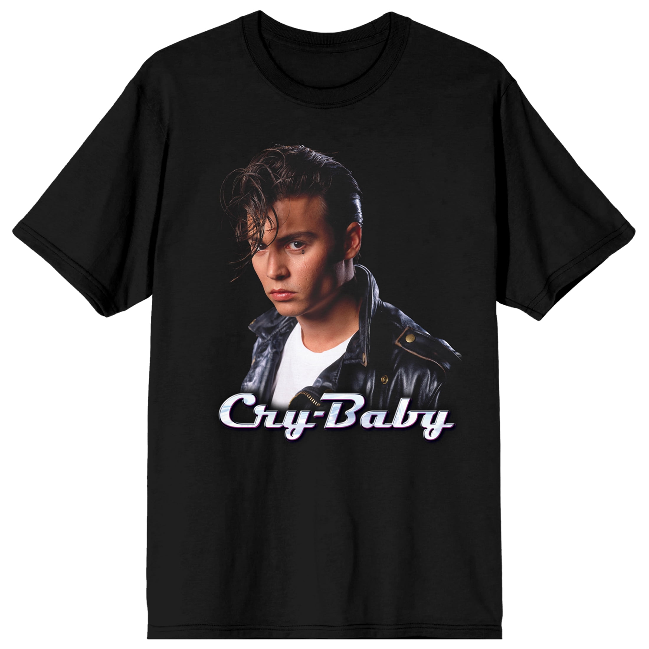 Cry-Baby (1990) Johnny Depp as Wade Walker Women's Black Short Sleeve ...
