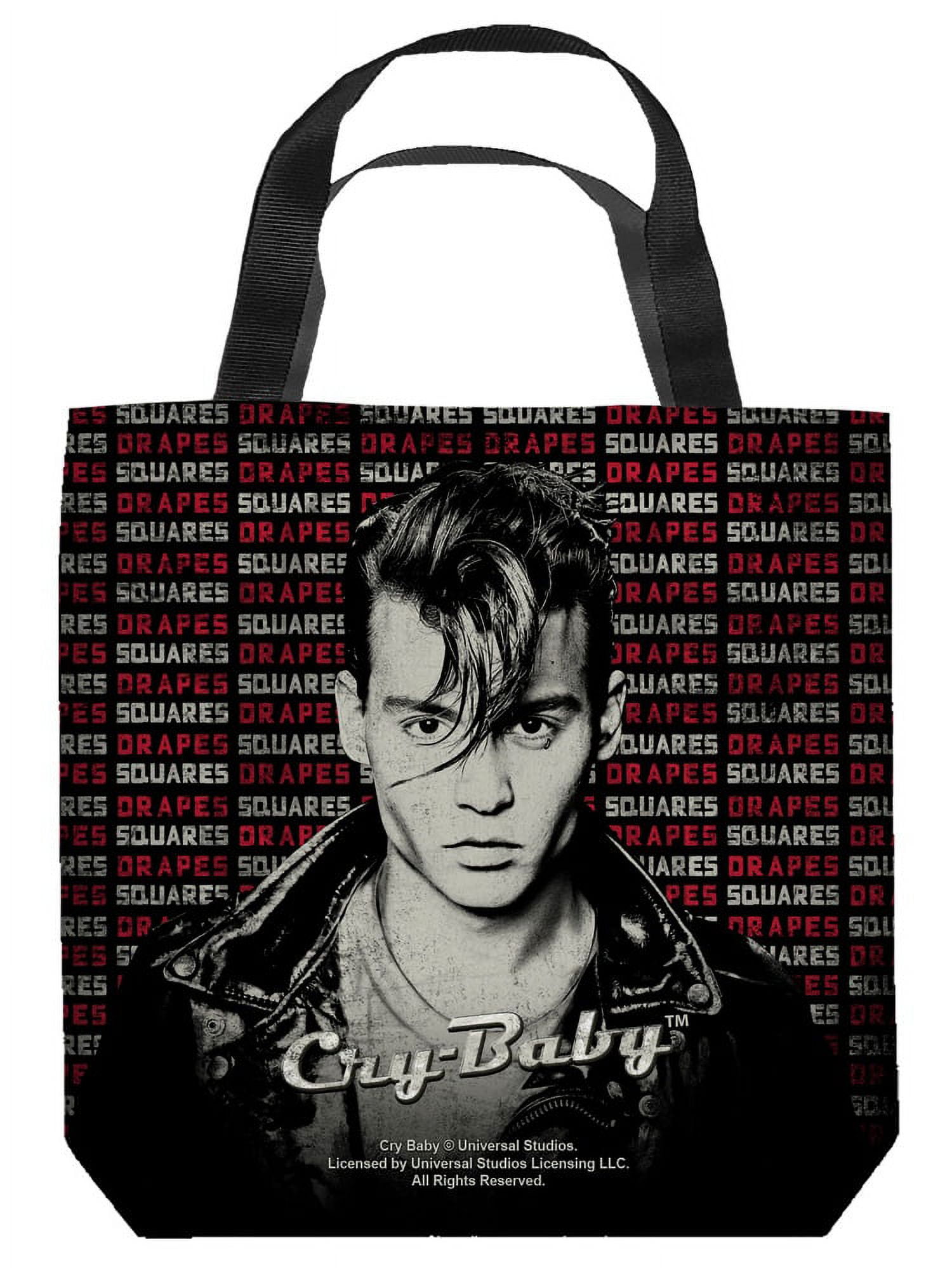 Cry Baby Drapes And Squares Tote Bag White - Walmart.com